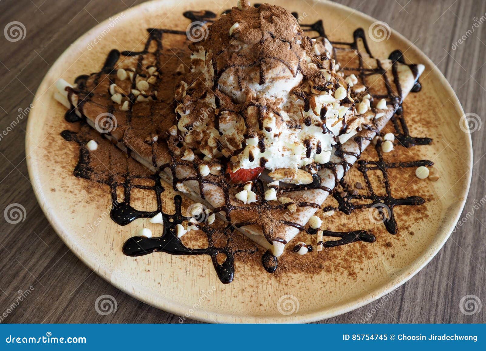 Hot crape stock image. Image of homemade, thailand, snack - 85754745