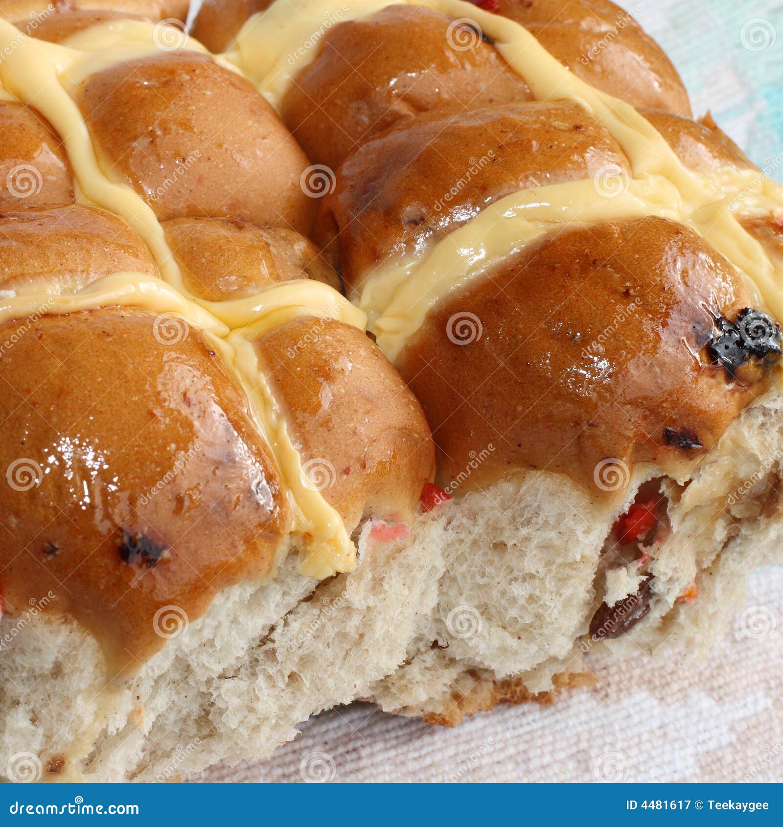 Hot cross buns stock image. Image of pastel, snack, easter - 4481617