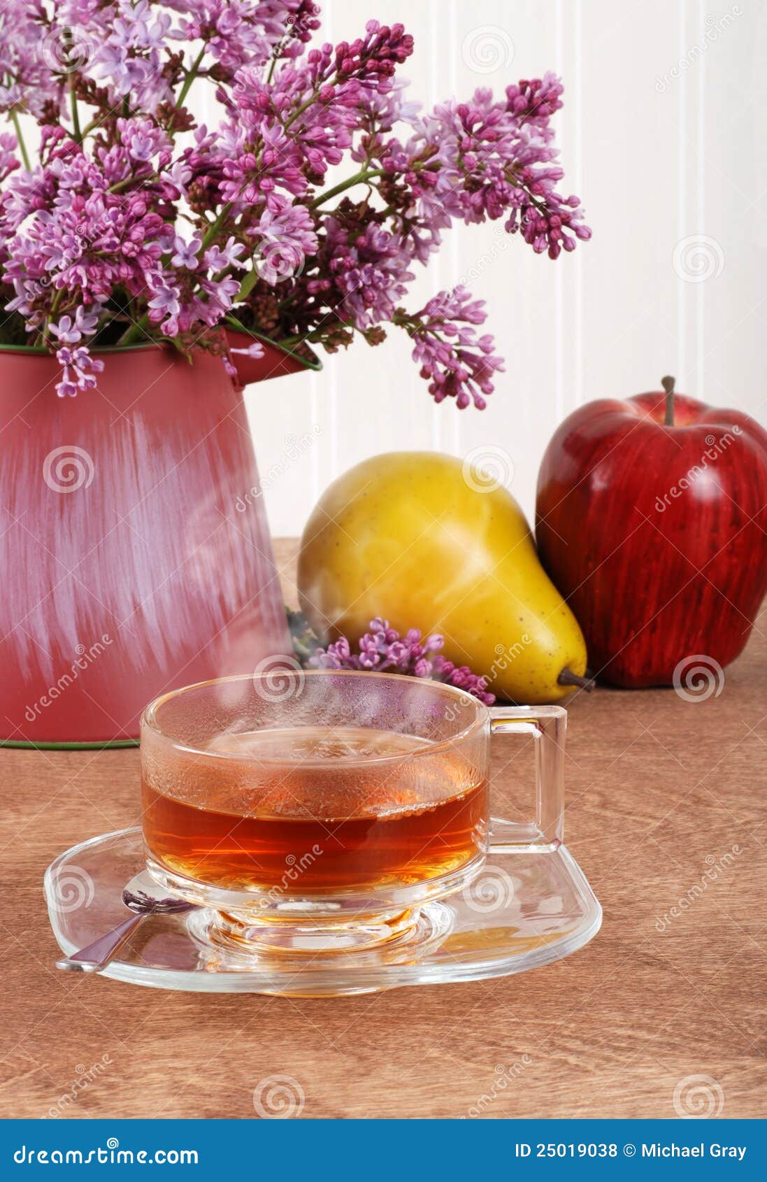 Hot cup of tea stock photo. Image of morning, black, brown - 25019038