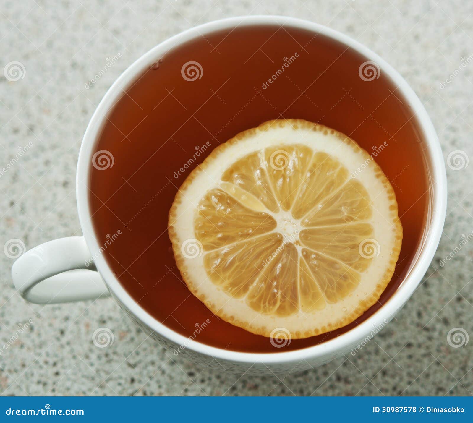 Hot cup of tea stock photo. Image of table, aromatic - 30987578