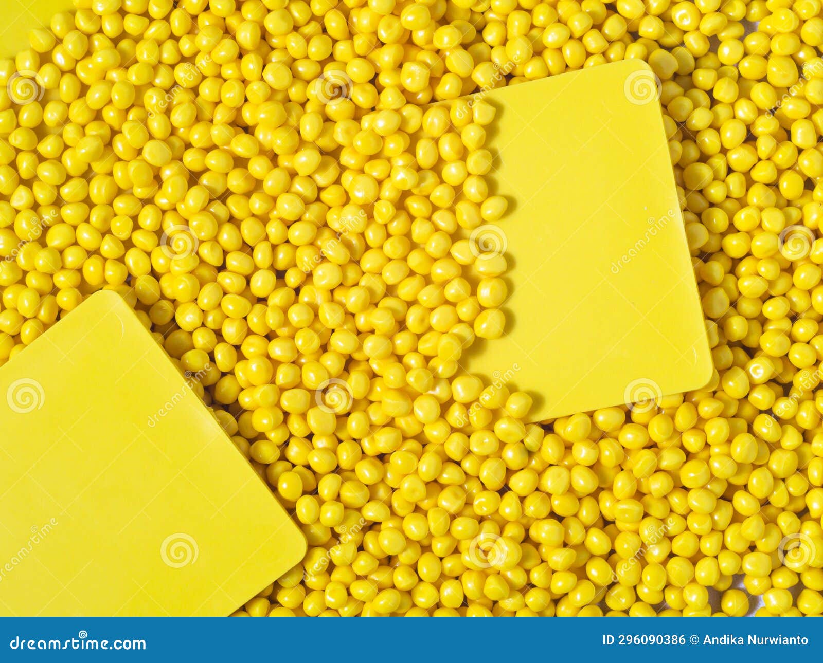 Yellow Masterbatch Granule and Color Chips Stock Photo - Image of ...