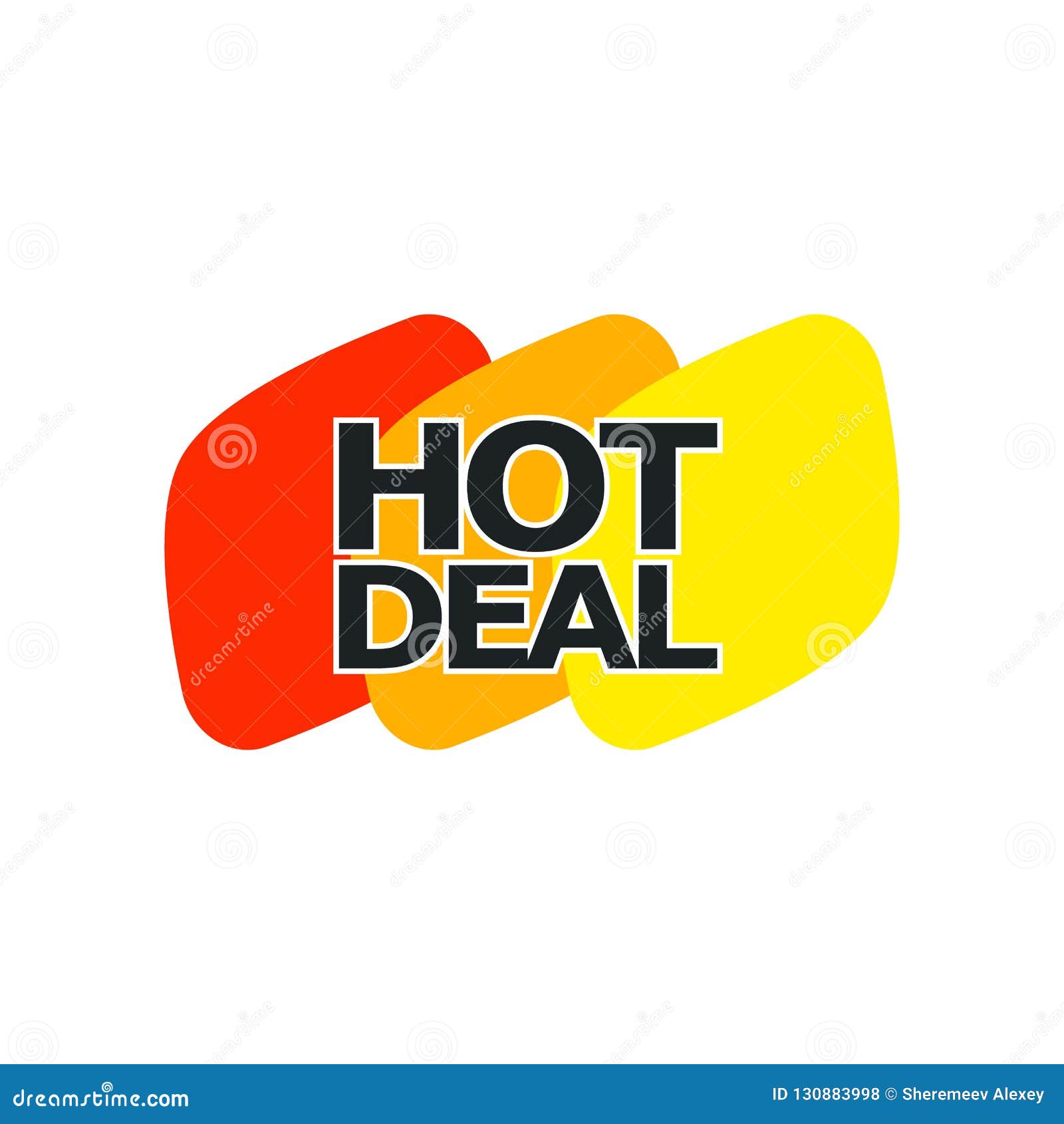 Hot deals design stock vector. Illustration of promotion - 130883998