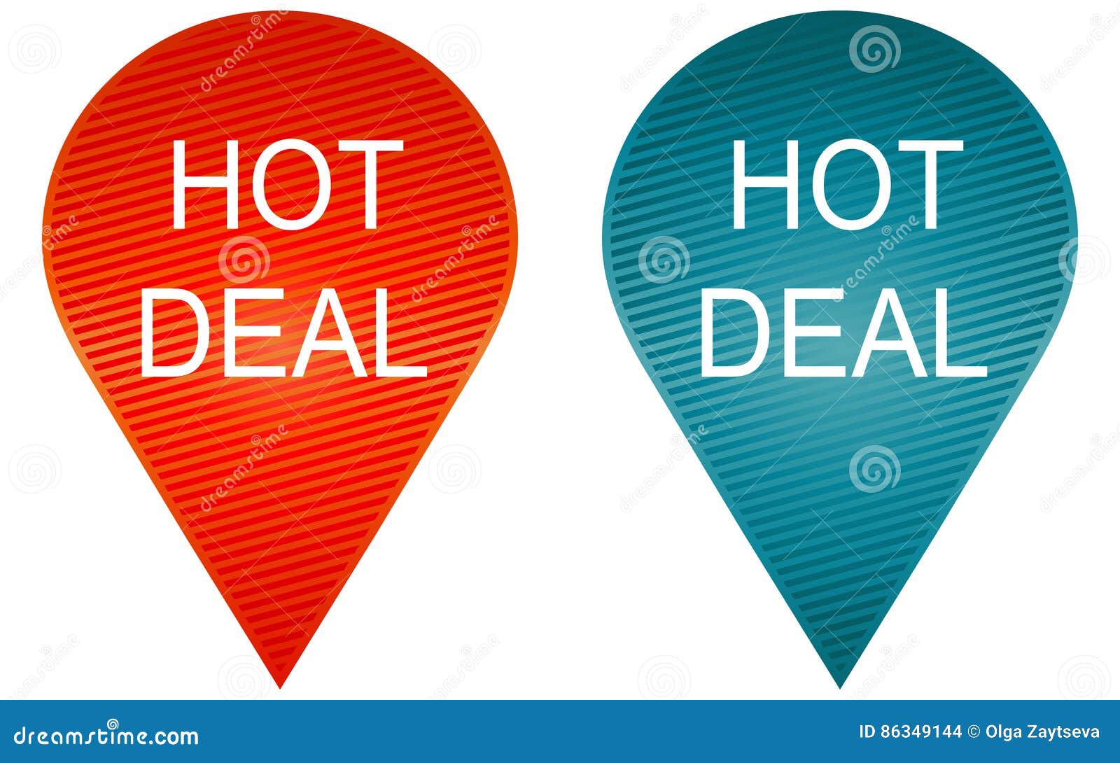 Hot Deals Vector Icon Design Stock Illustration - Illustration of icon ...