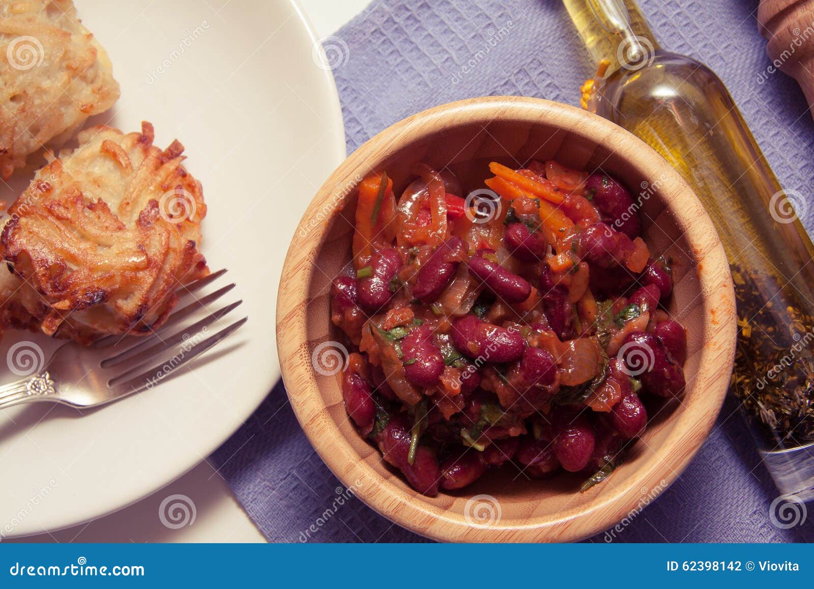 Hot delicious beans ragout stock photo. Image of bowl - 62398142