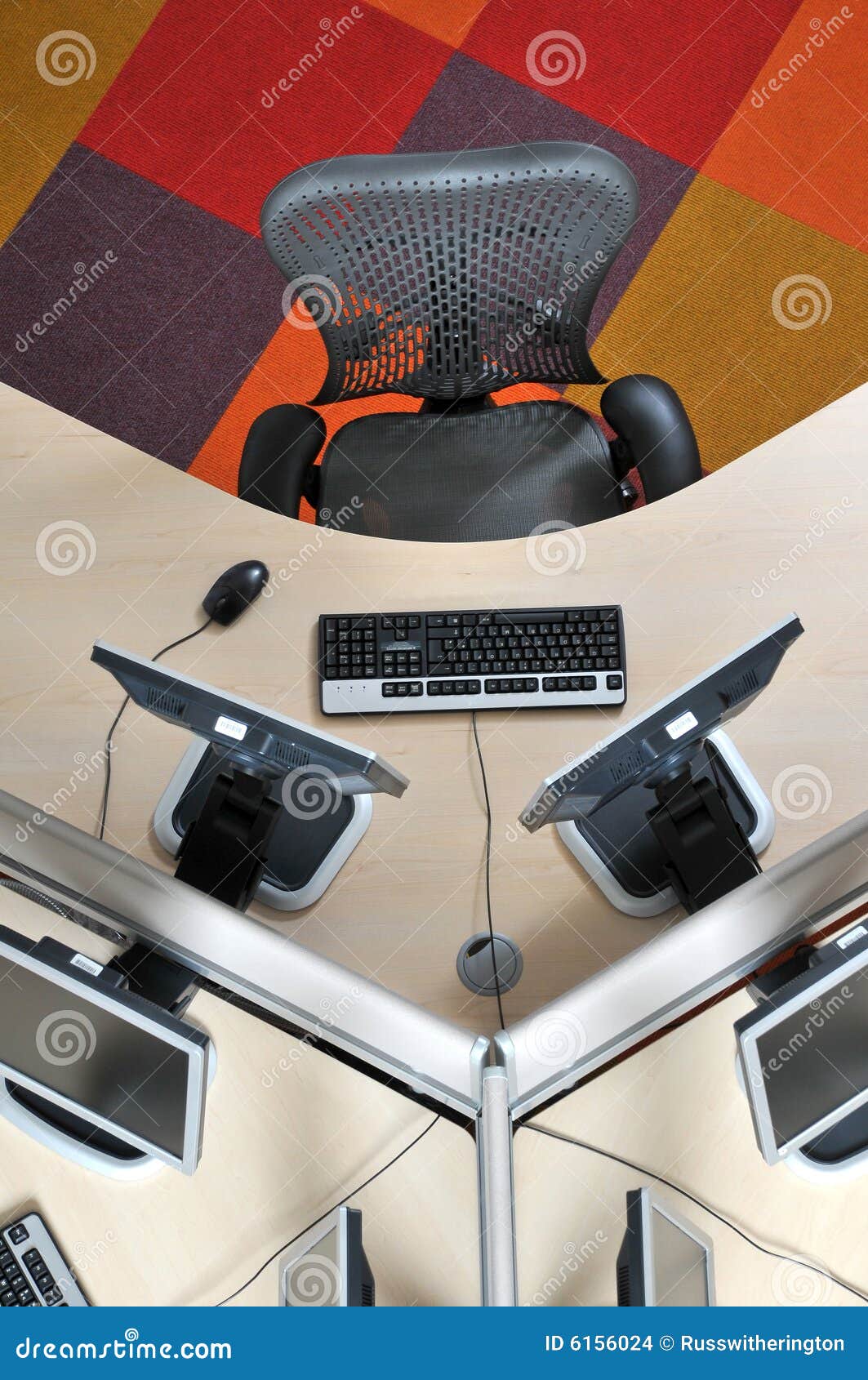 Hot Desk stock photo. Image of computer, seating, workstation - 6156024