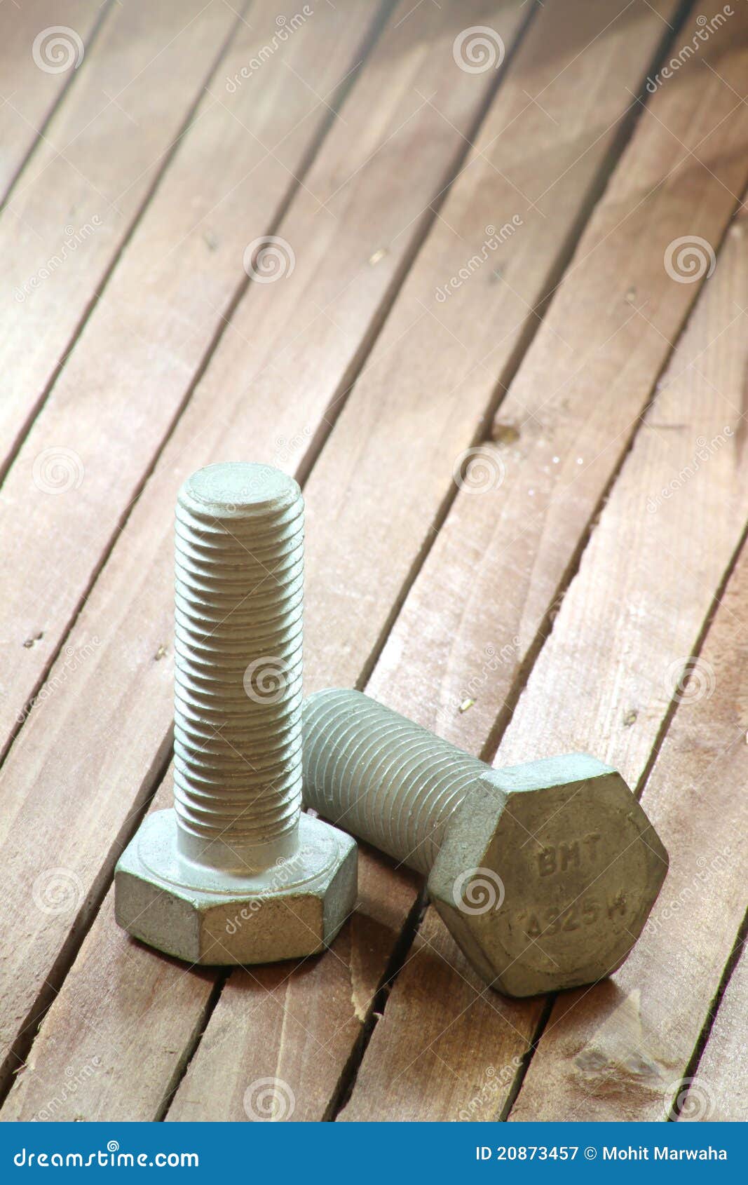 Hot Dipped Galvanized Bolts Stock Image - Image of fasteners ...