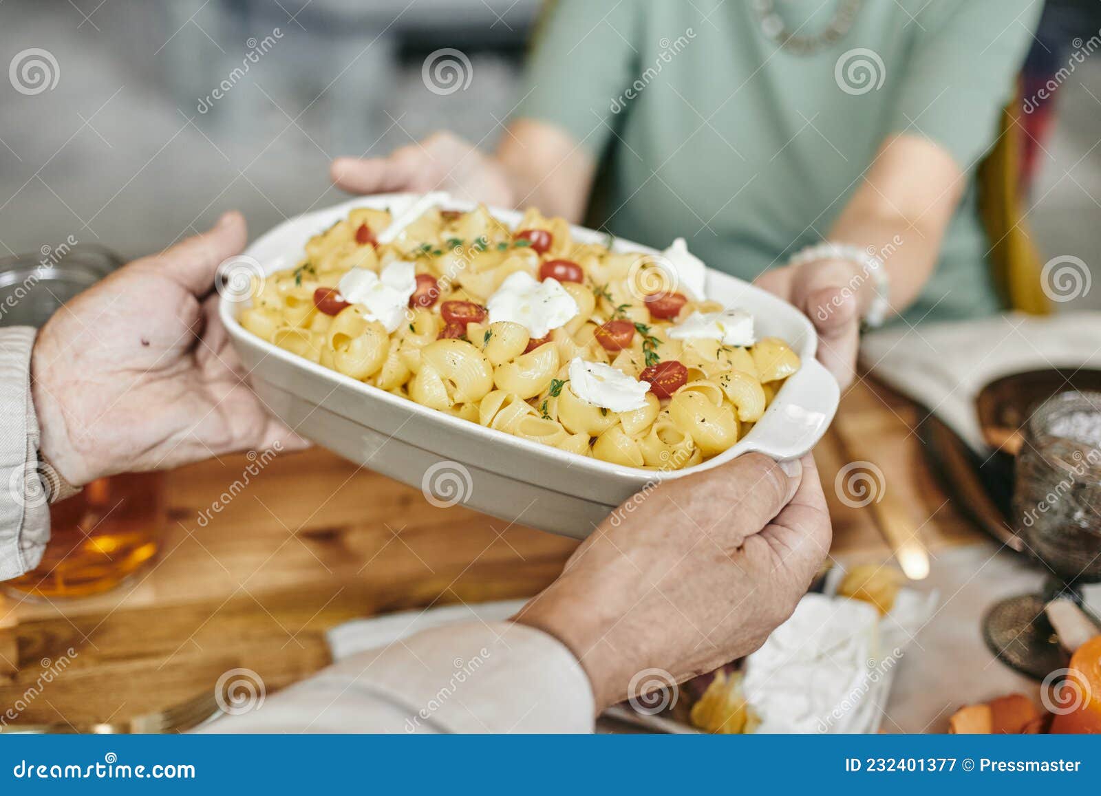 Hot Dish Serving for Dinner Stock Image - Image of making, freshness ...