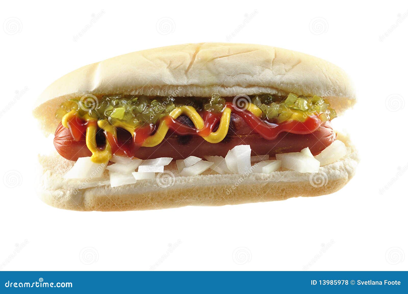 Hot dog stock photo. Image of picnic, hotdog, object - 13985978