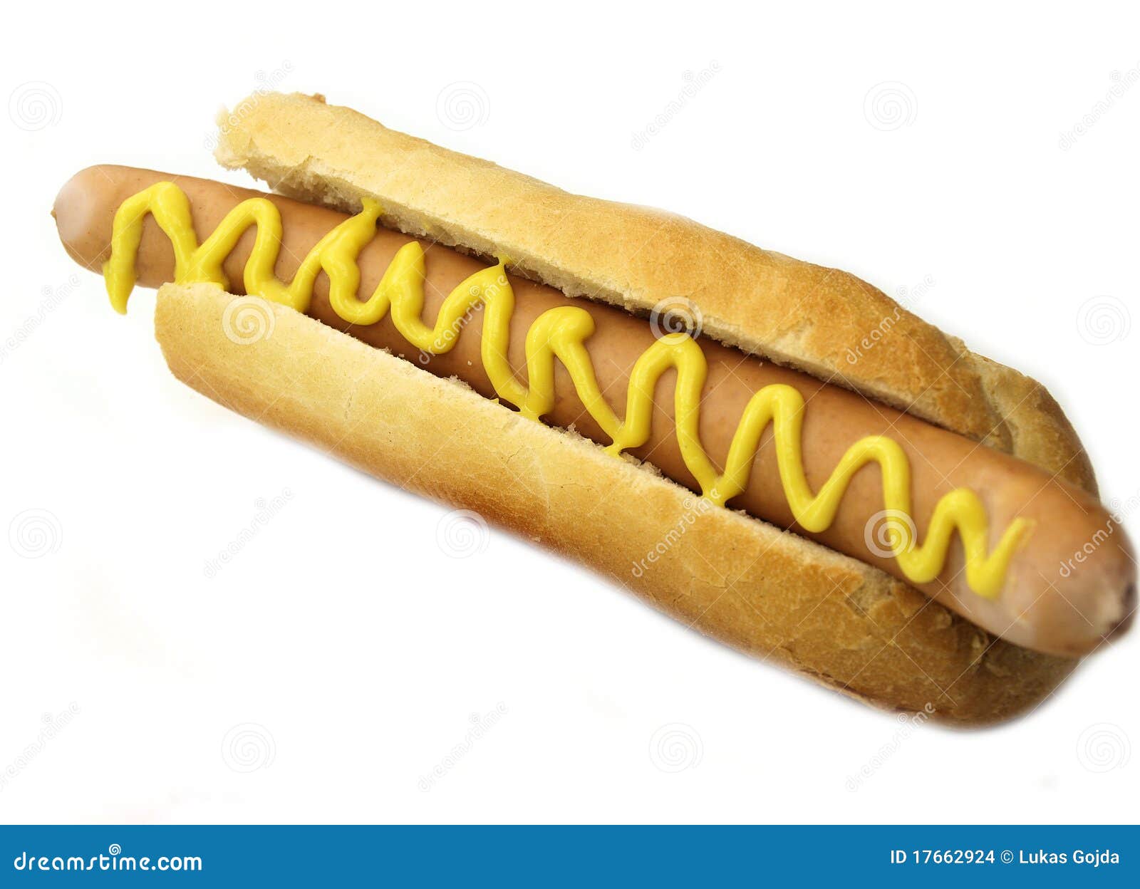 Hot dog stock photo. Image of meal, wiener, meat, calorie - 17662924