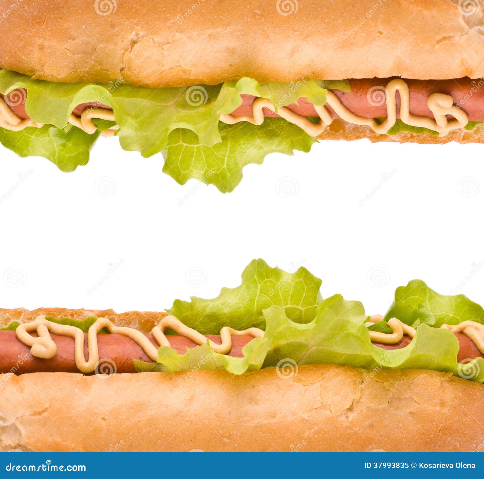 Hot Dog Frame stock image. Image of canvas, meal, dinner - 37993835