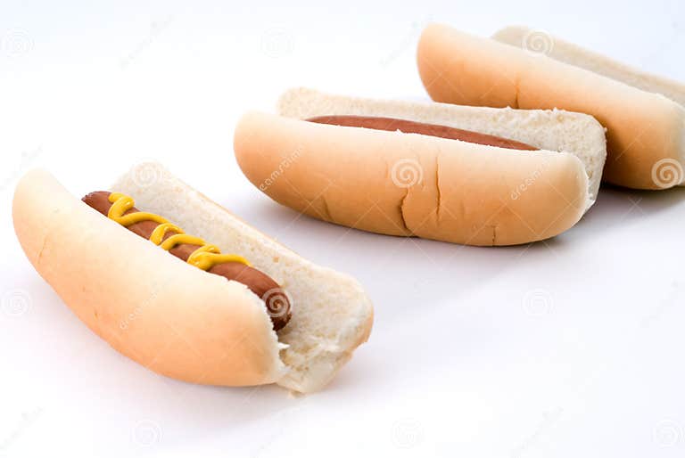 Hot dogs stock photo. Image of weiner, bread, closeup - 4781756