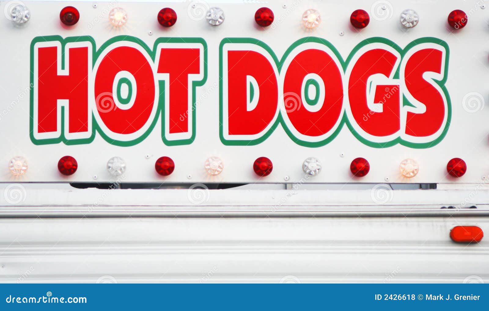 HOT DOGS Sign stock photo. Image of cookout, dogs, barbecue - 2426618
