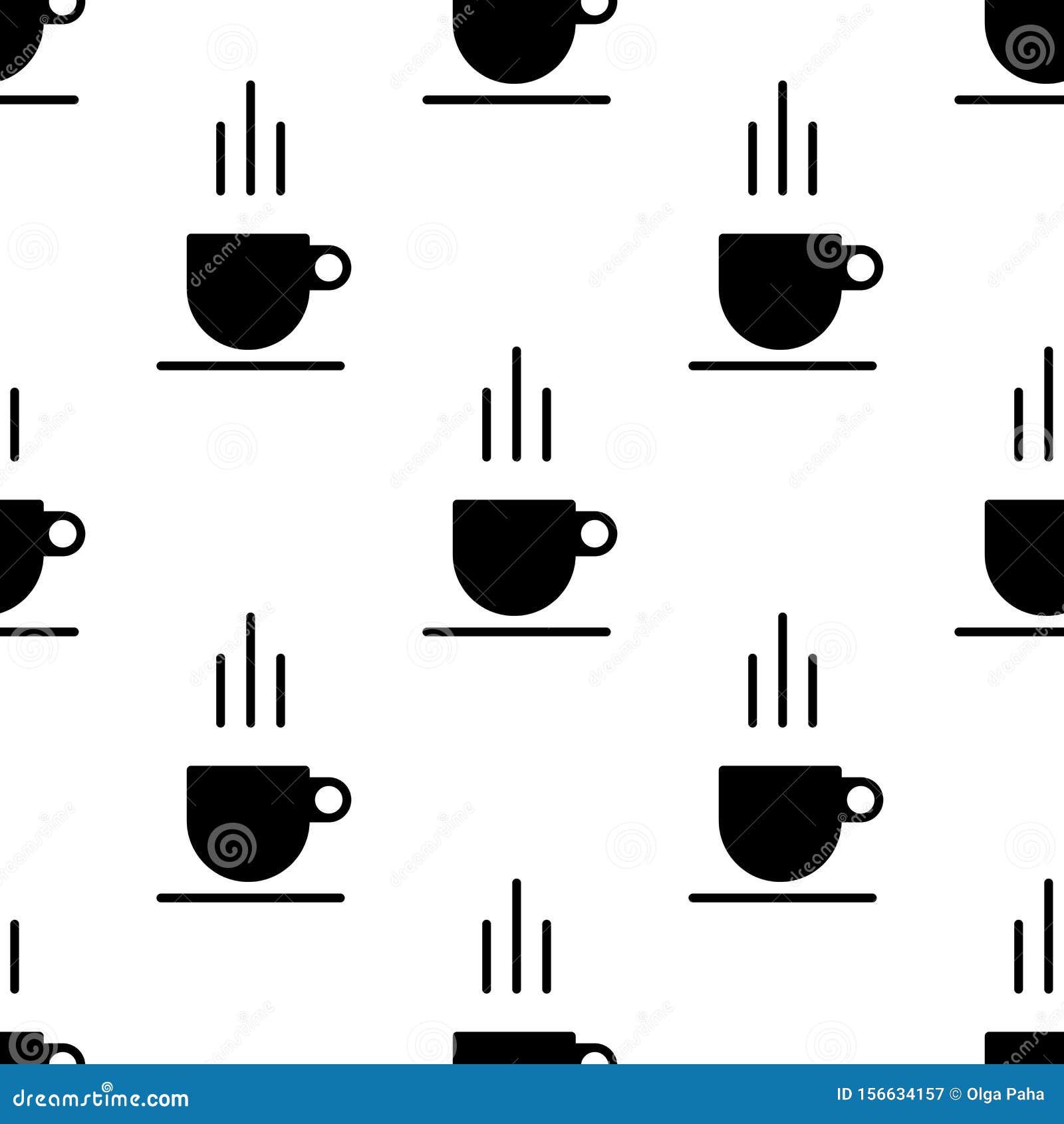 Background cup stock vector. Illustration of decoration - 156634157