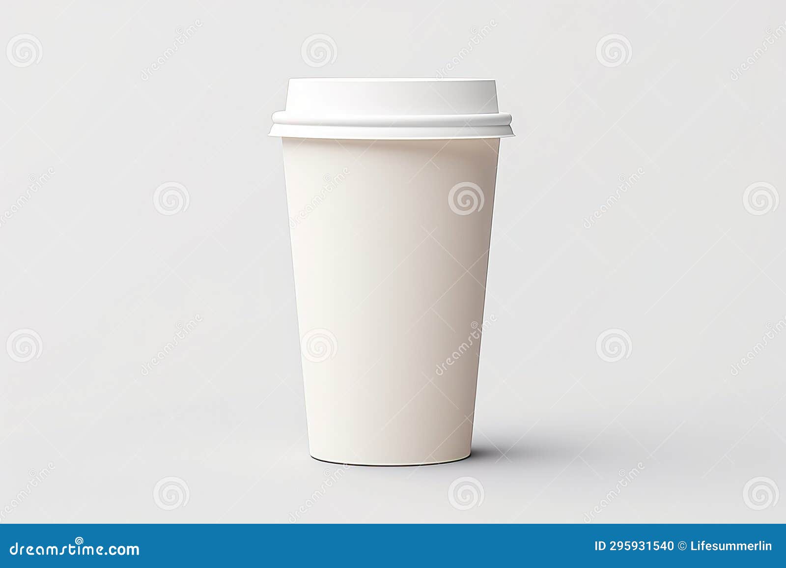 Hot Drink Paper Cup Mockup stock illustration. Illustration of beverage ...