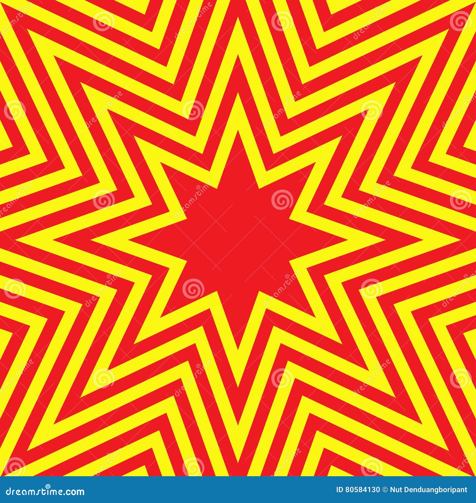 Hot Eight-Pointed Star Abstract Background Stock Illustration ...