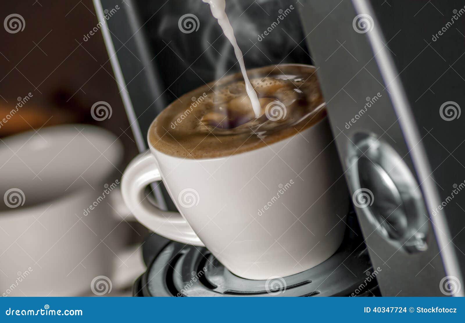 Hot espresso stock photo. Image of gourmet, brown, natural - 40347724