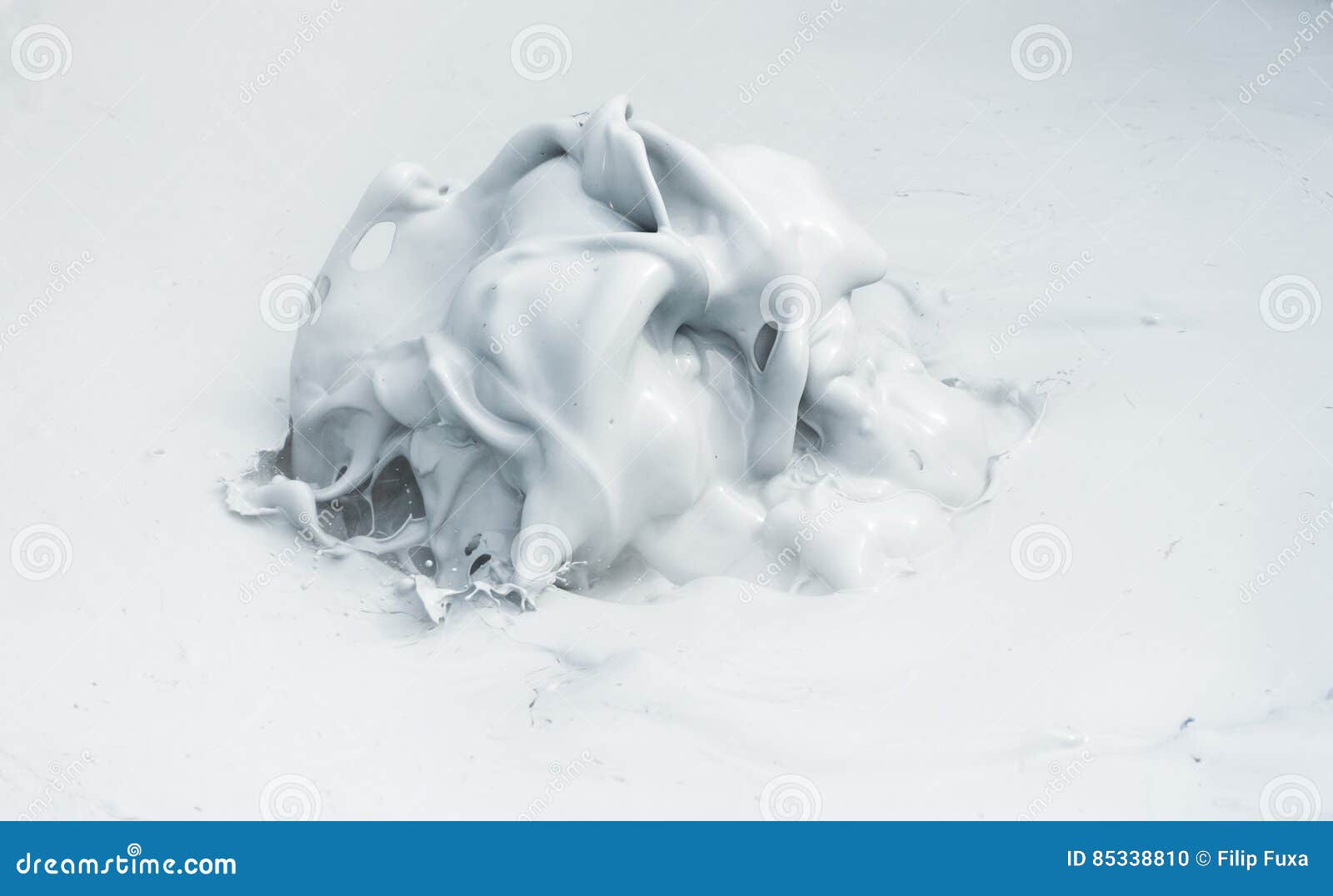 Hot exploding mud stock photo. Image of geothermal, frozen - 85338810