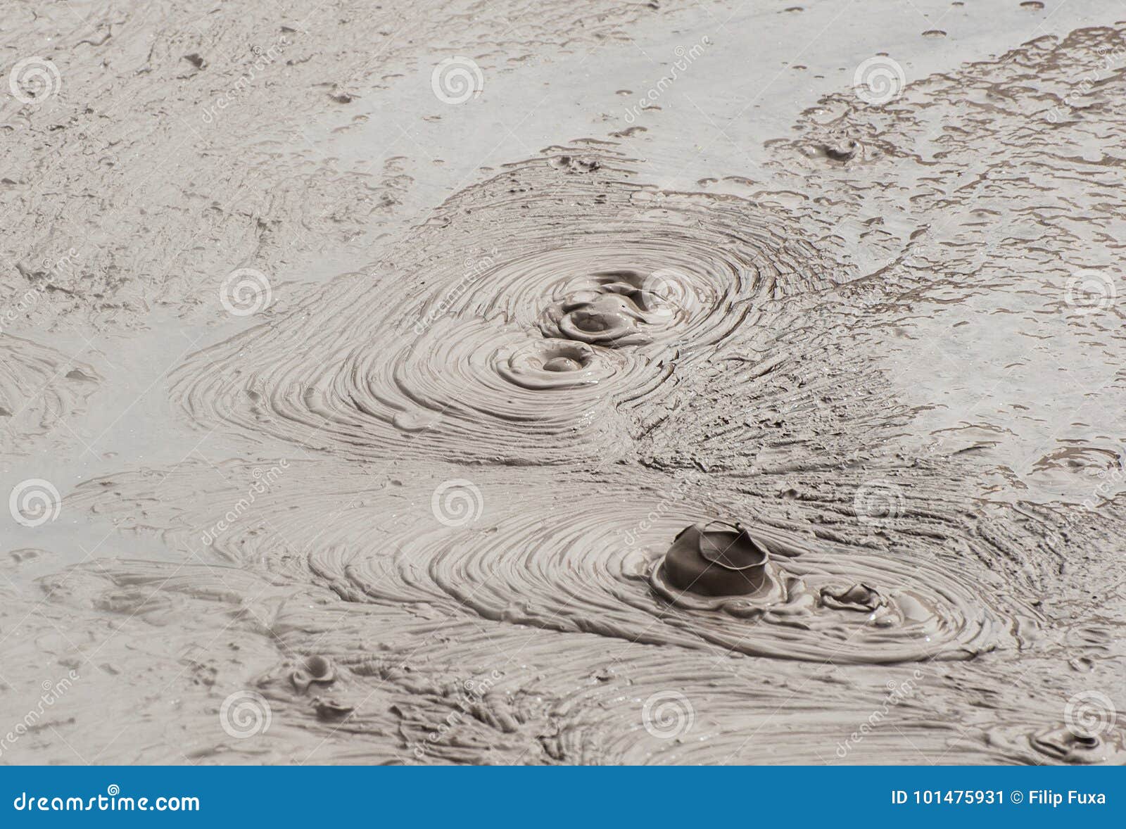Hot exploding mud stock image. Image of fumarole, field - 101475931