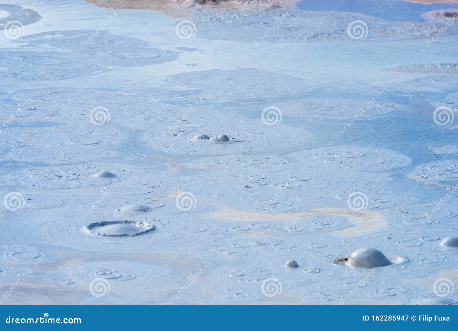 Hot Exploding Mud in Yellowstone Stock Image - Image of nature, flow ...