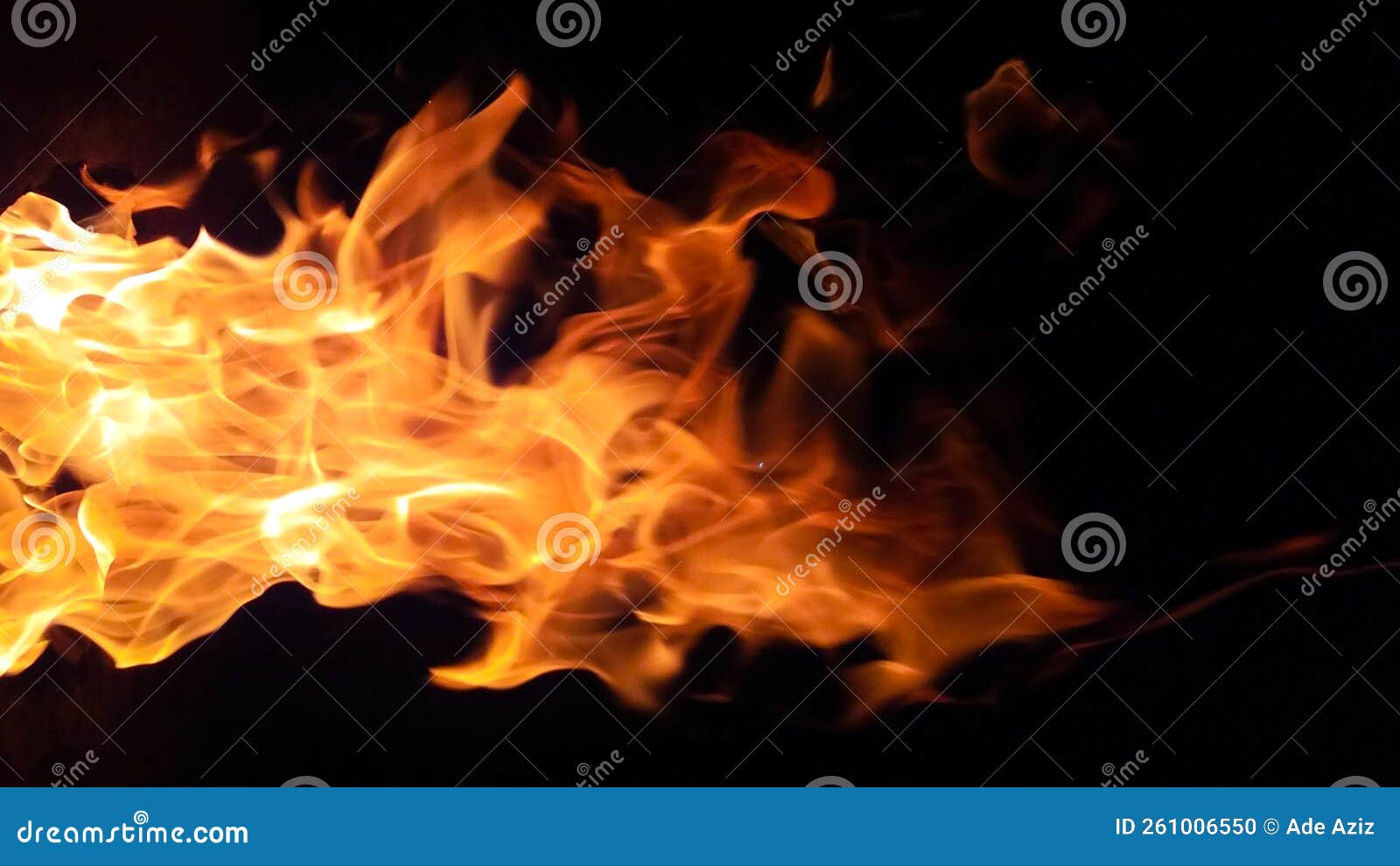Hot Fire on Black Background Stock Photo - Image of citrus, danger ...