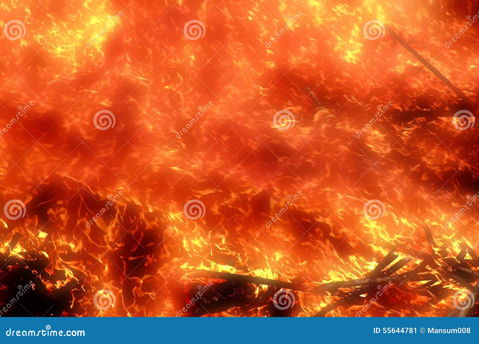 Hot fire burning stock image. Image of burning, heat - 55644781