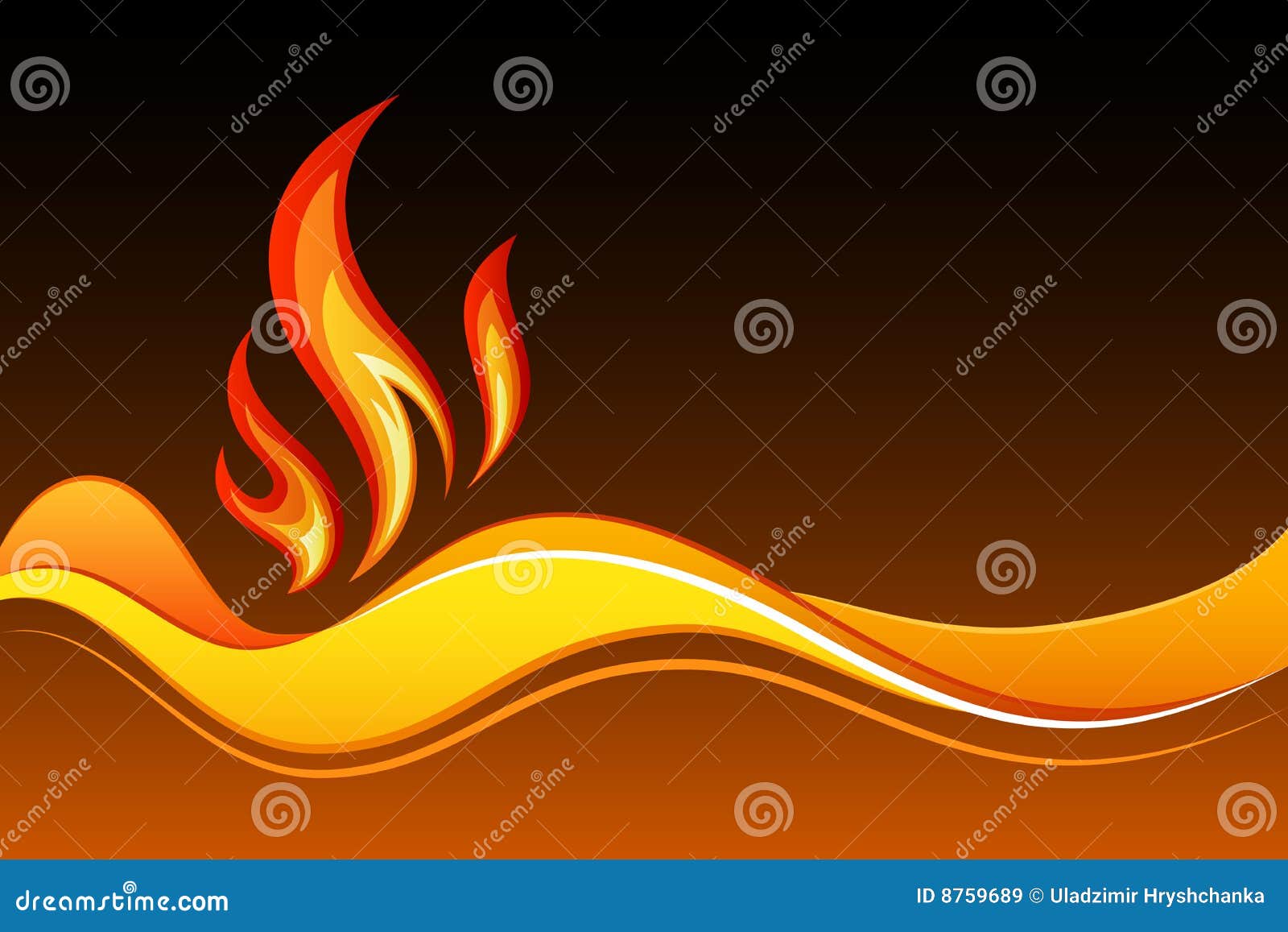 Hot fire design stock vector. Illustration of burn, beautiful - 8759689