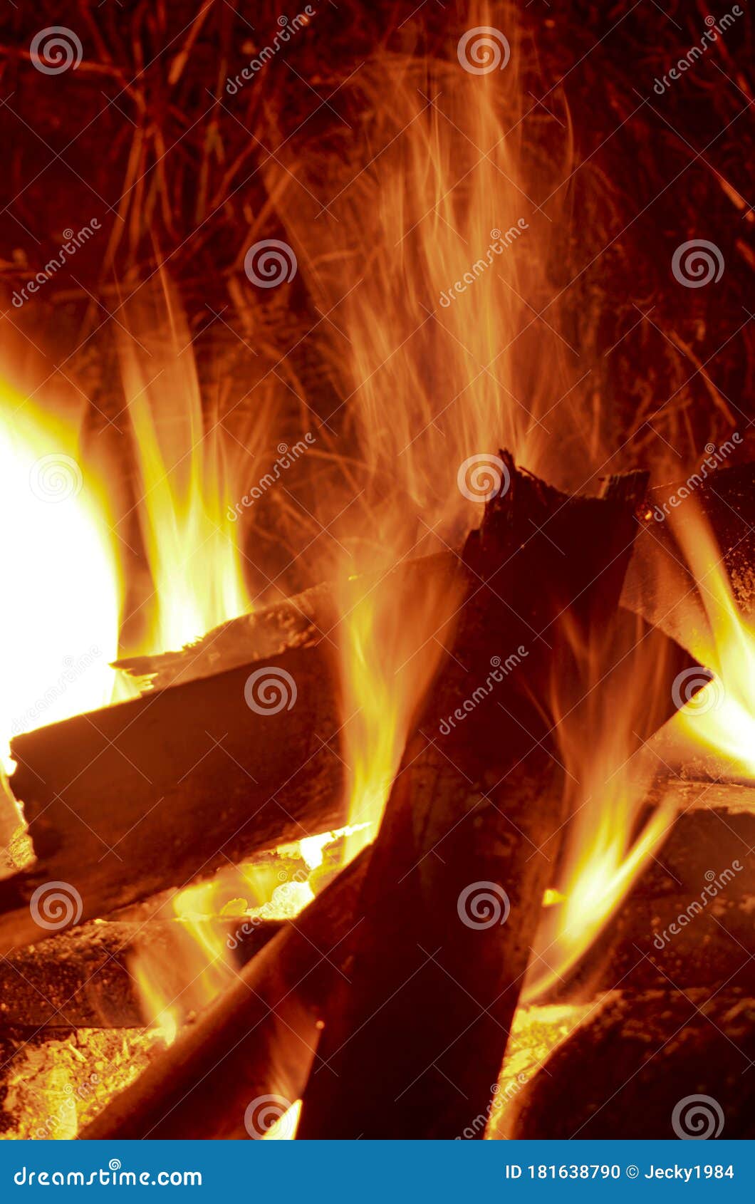 Hot Fires and Fires at Night Stock Photo - Image of pink, fire: 181638790