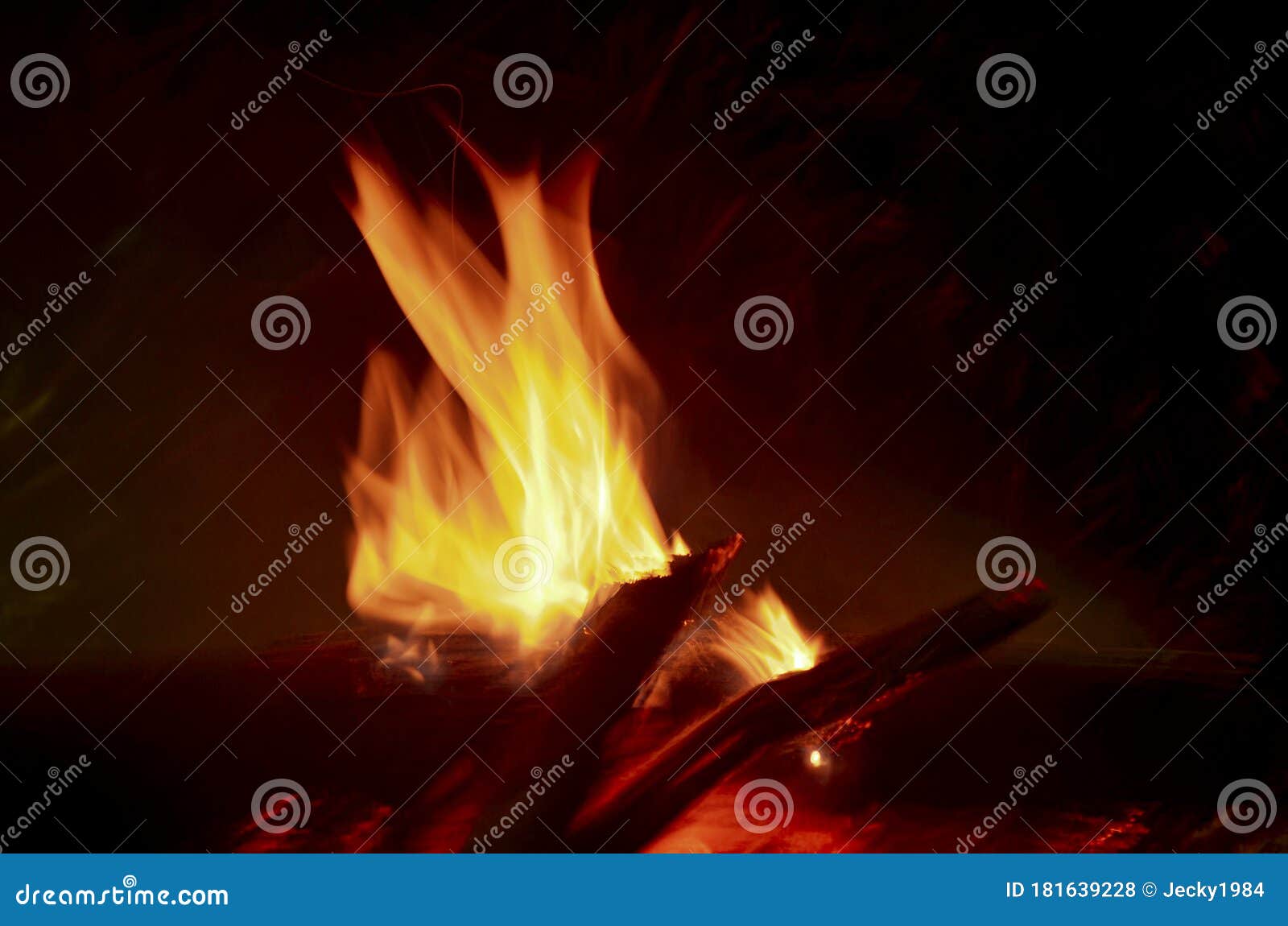 Hot Fires and Fires at Night Stock Photo - Image of pink, wedding ...