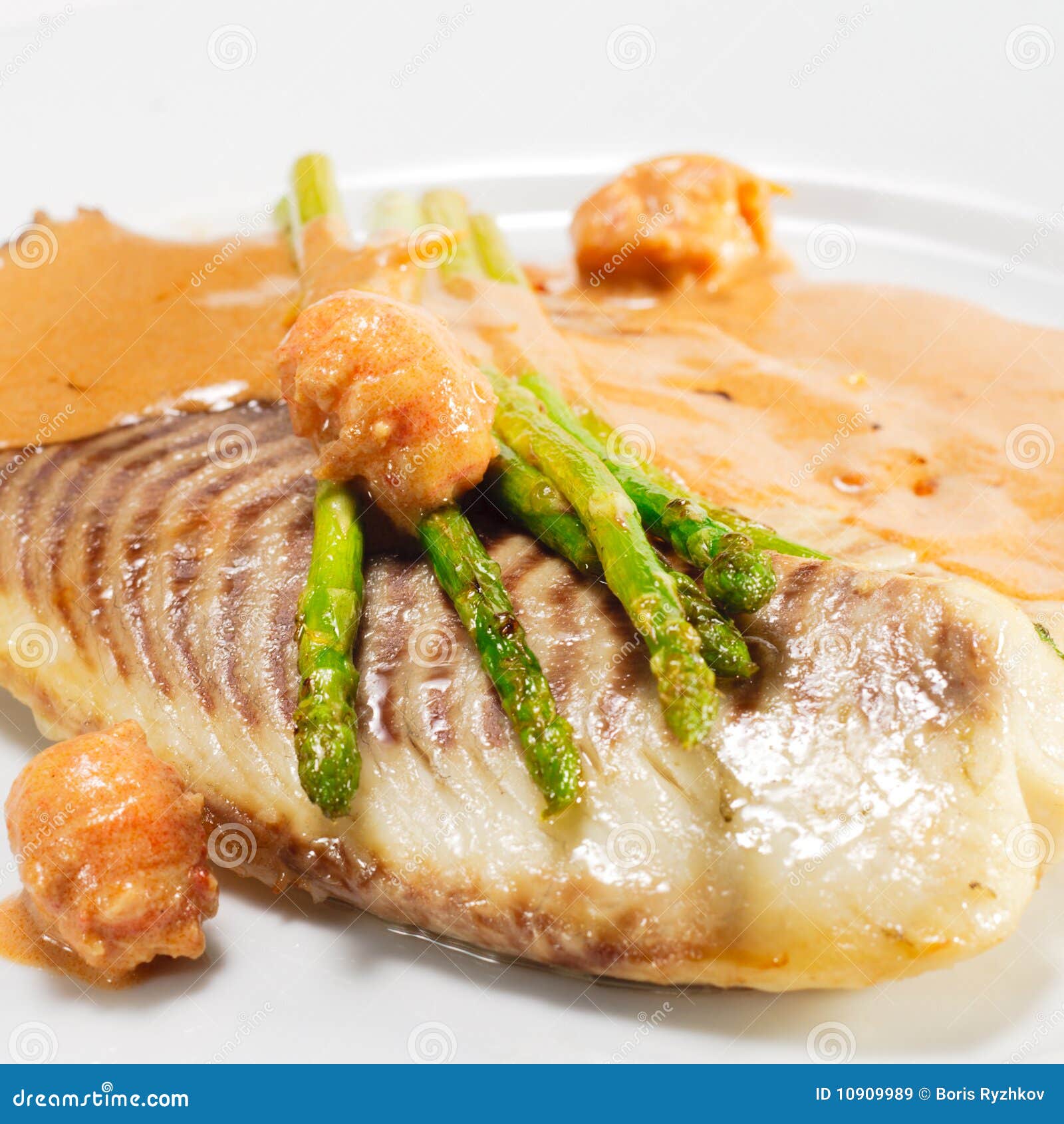 Hot Fish Dishes - Rockfish Fillet Stock Image - Image of bowl, plate ...