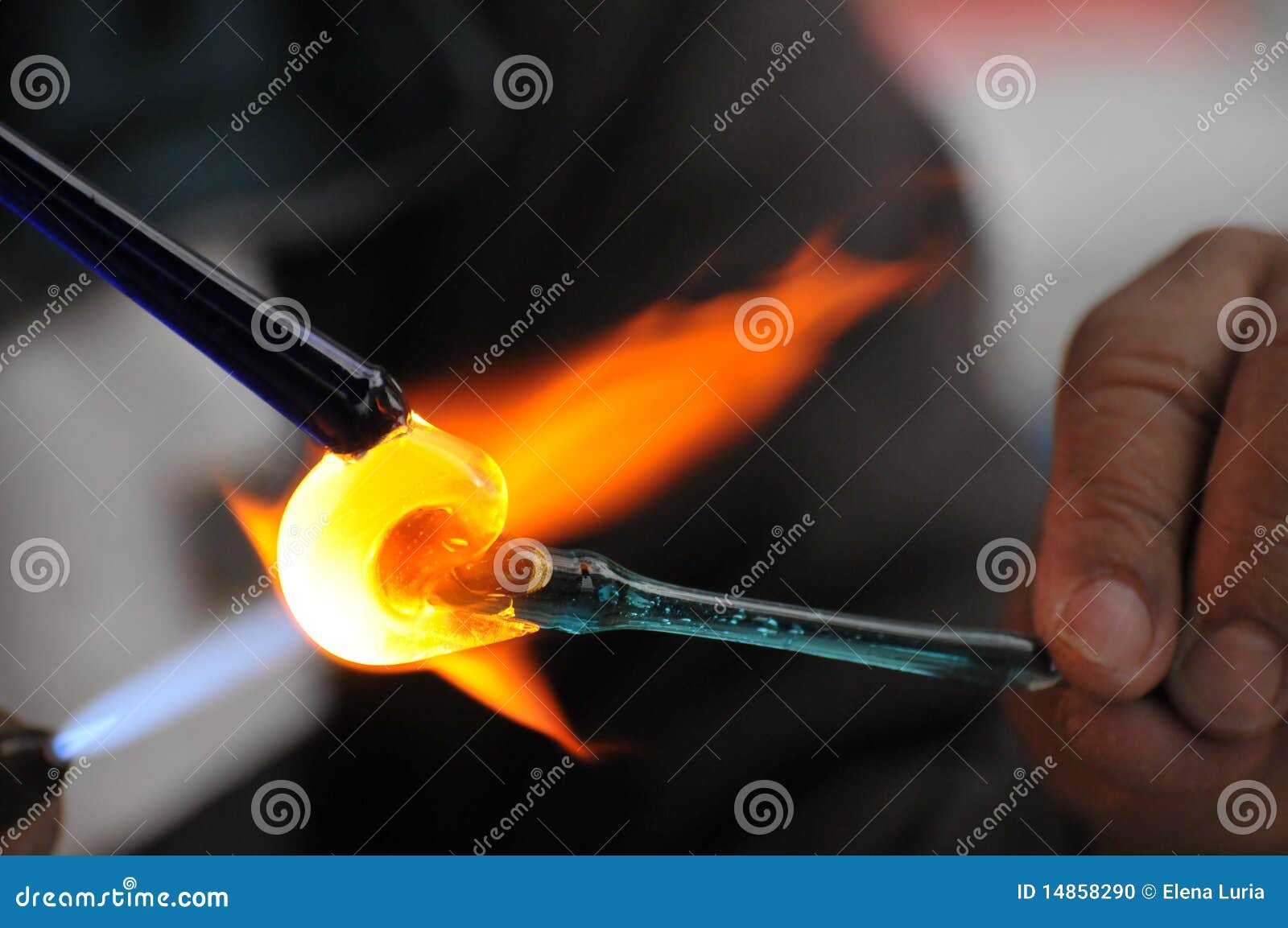 Hot flame stock photo. Image of blowing, creating, artist - 14858290