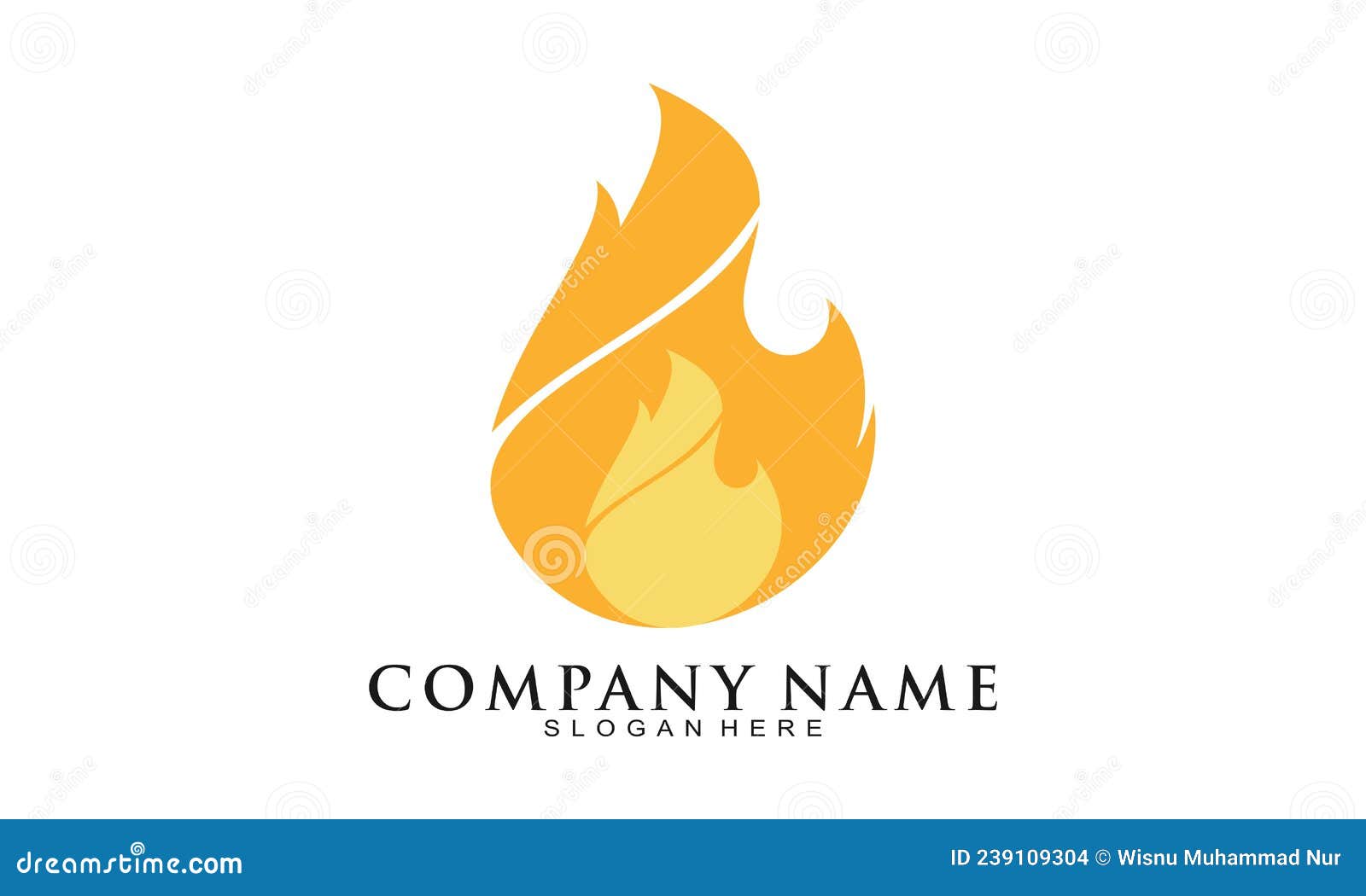 Hot Flame Symbol Vector Logo Stock Vector - Illustration of company ...
