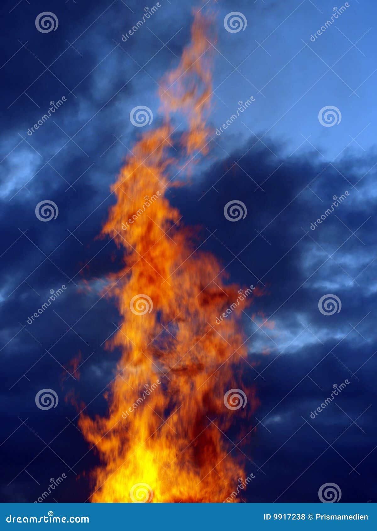 Hot Flames stock photo. Image of evening, summer, night - 9917238