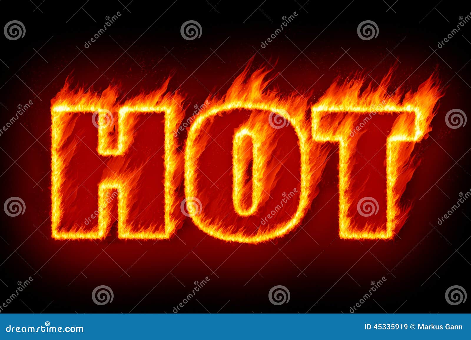 Hot Word Clip Art