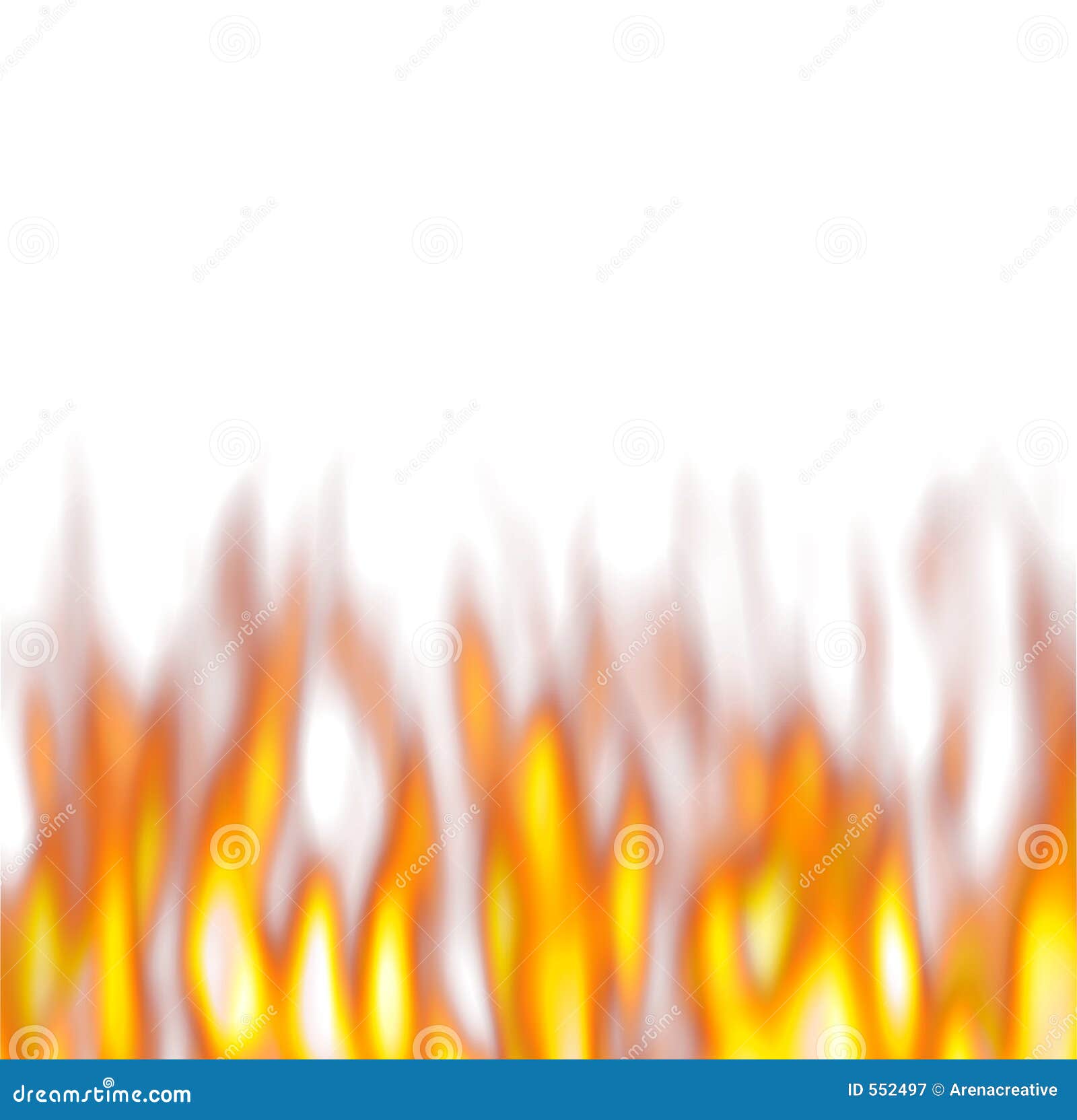 Hot Flames Over White Royalty-Free Stock Photography | CartoonDealer ...