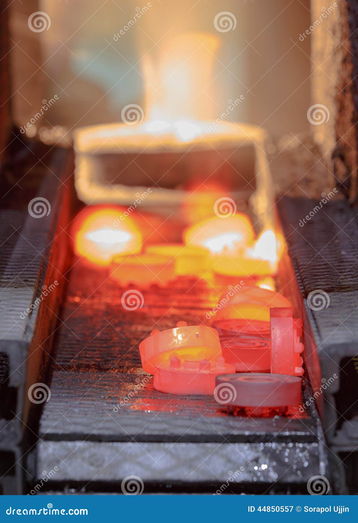 Hot Forging Gear Production Line Stock Photo | CartoonDealer.com #123122436