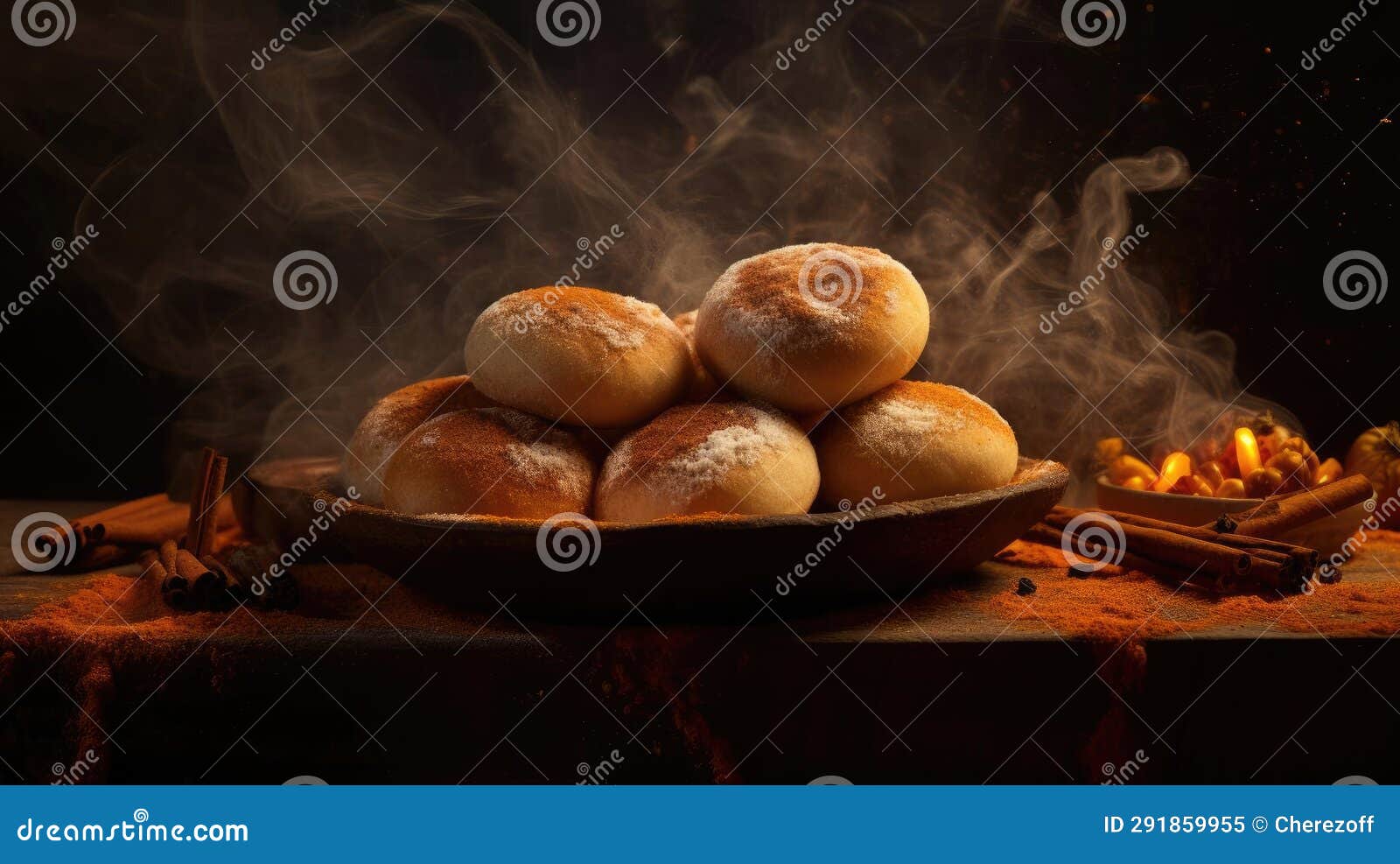 Hot fresh pastries stock image. Image of homemade, bakery - 291859955