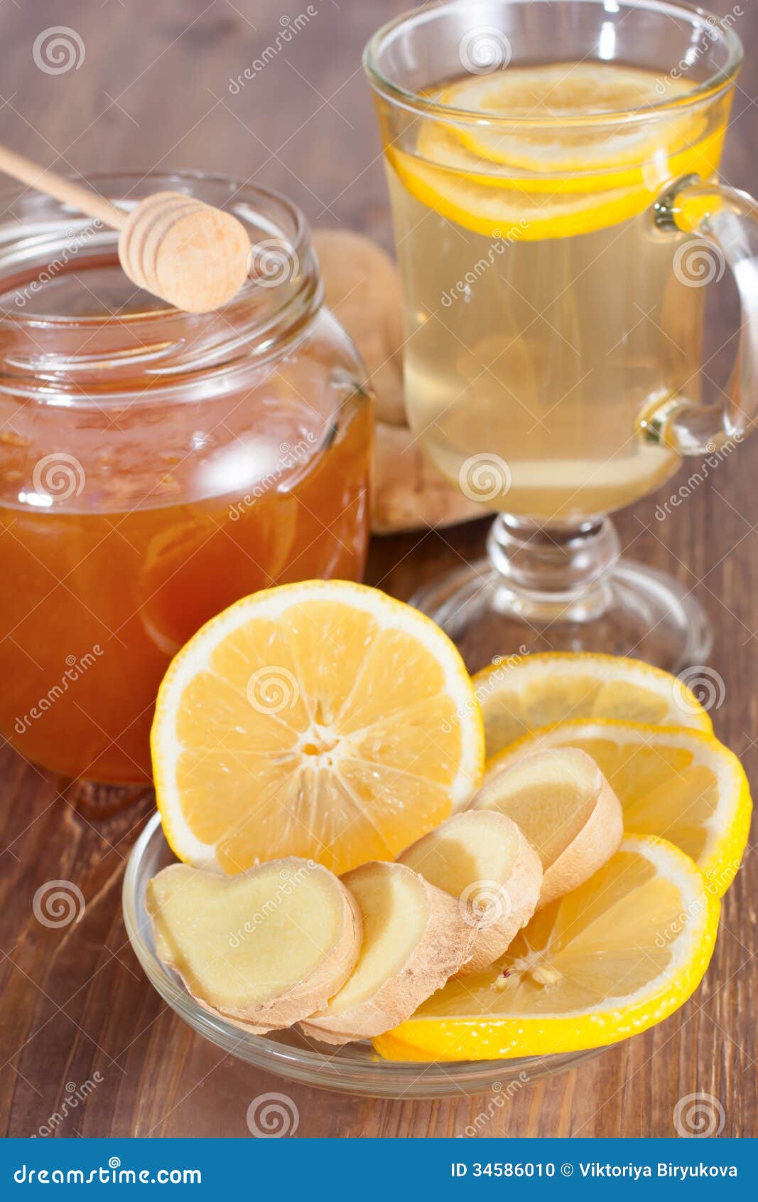 Hot ginger lemon tea stock photo. Image of gold, lemon - 34586010