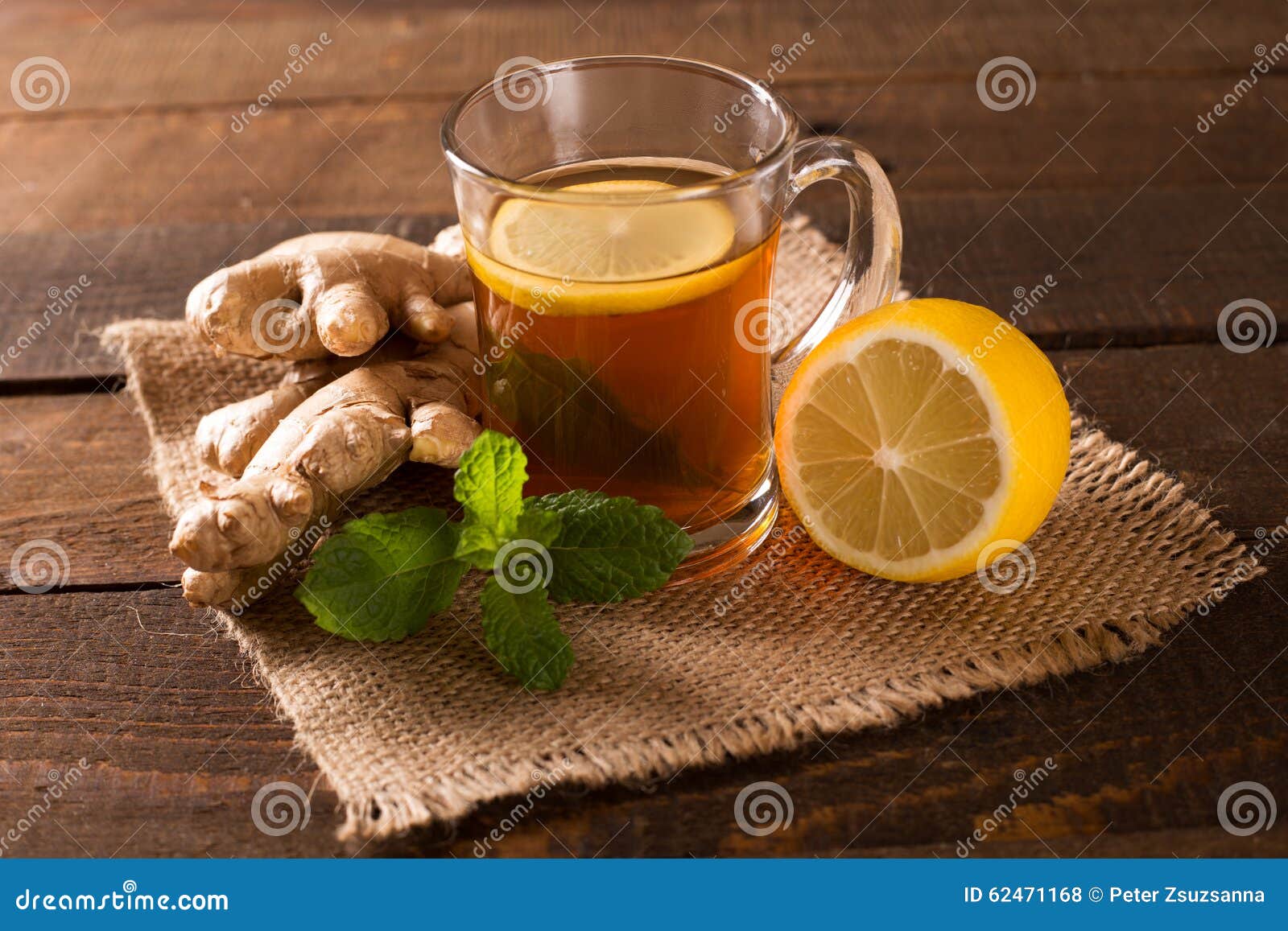 Hot ginger tea stock photo. Image of ginger, lunch, drink - 62471168