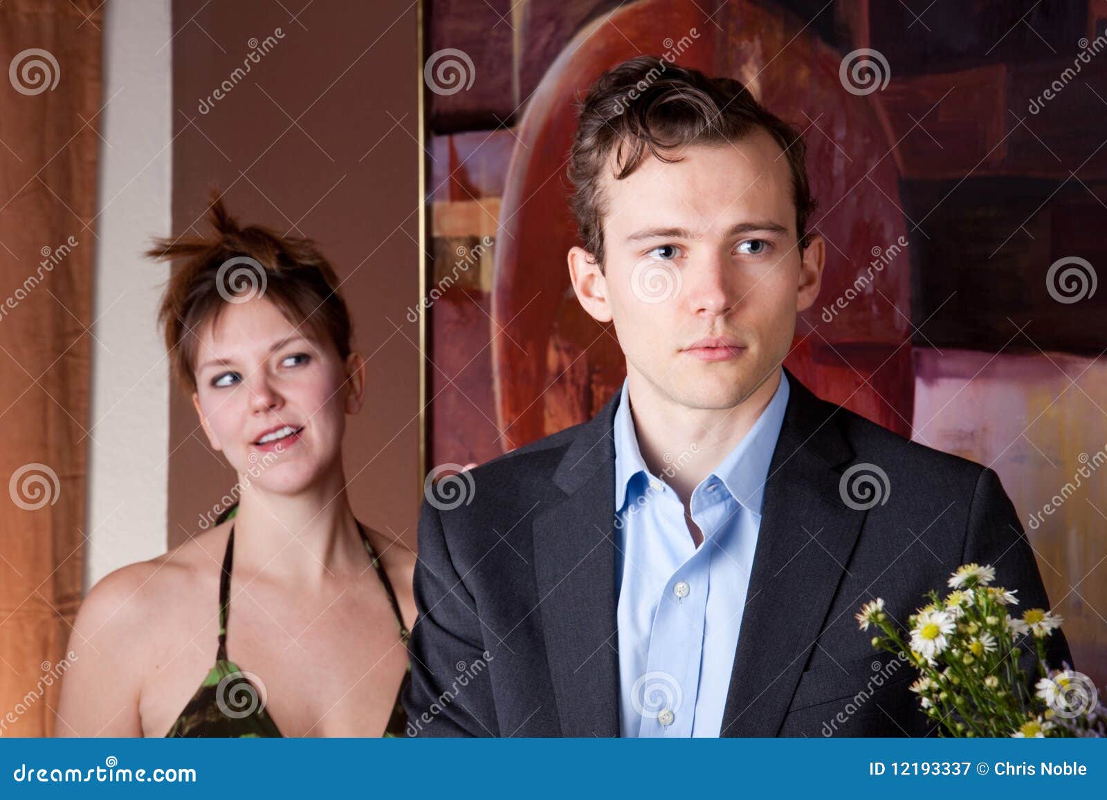 Hot girl approaches guy stock image. Image of head, flirting - 12193337