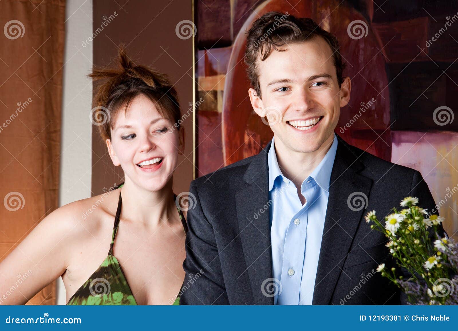 Hot girl approaches guy stock image. Image of dress, pose - 12193381