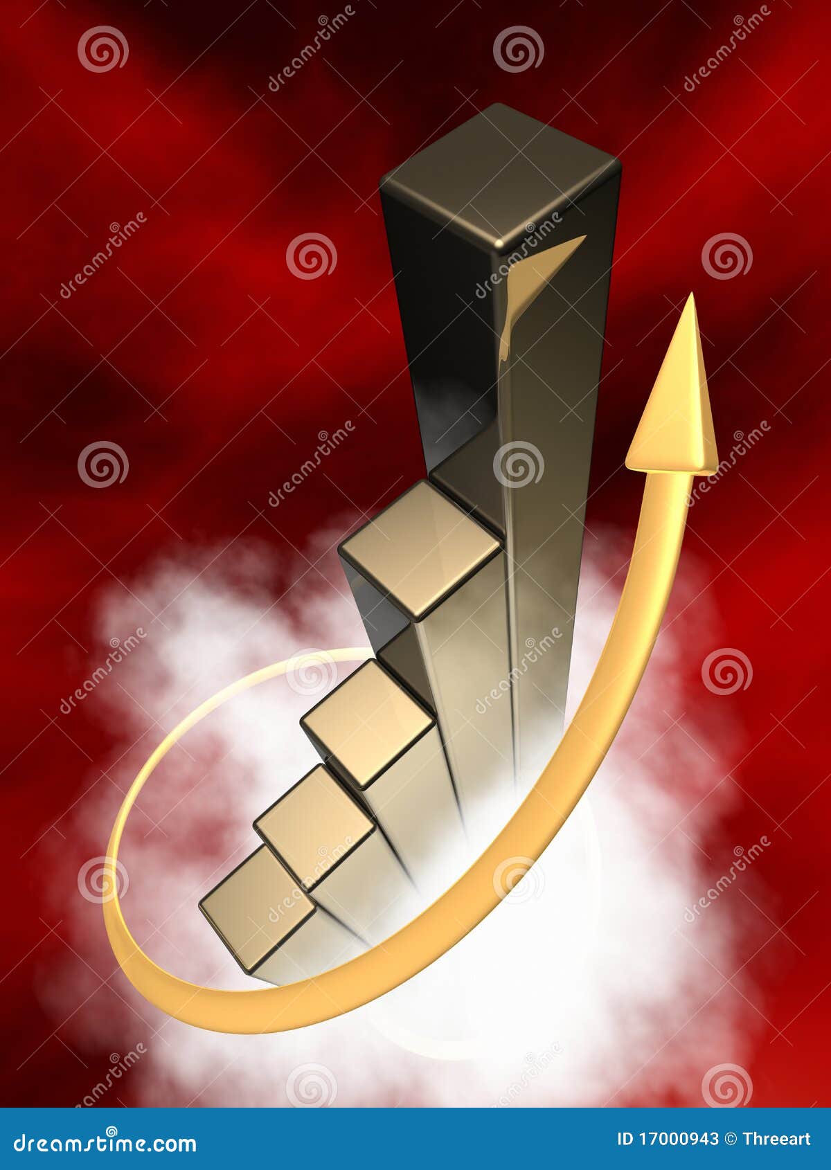 Hot Graph stock illustration. Illustration of shine, upward - 17000943