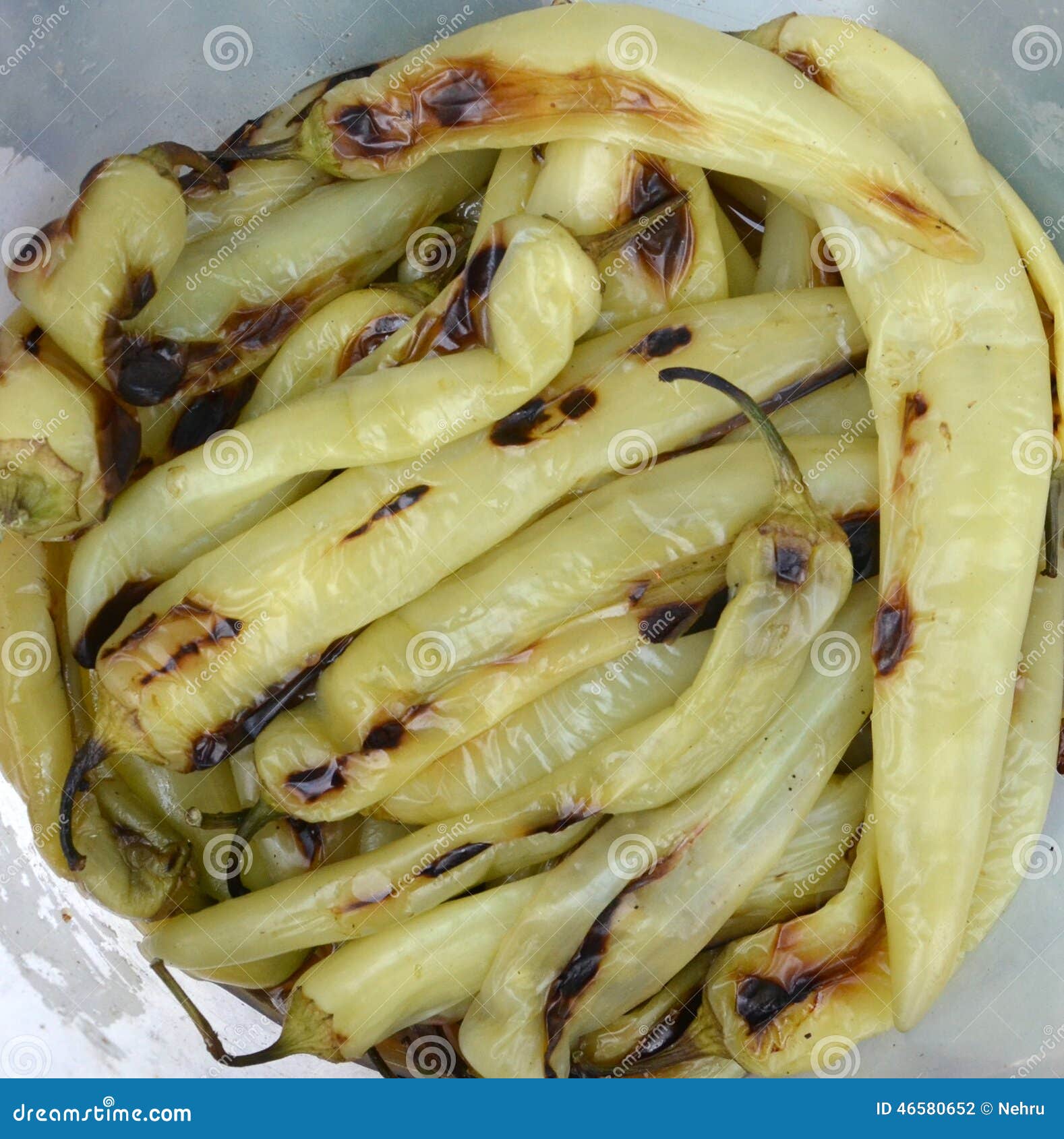 Hot green grilled chilli stock photo. Image of curves - 46580652