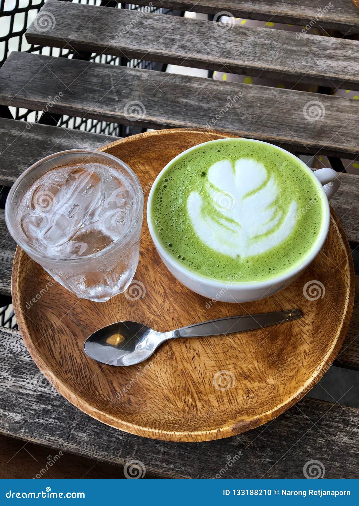 Hot Green Tea in White Cup. Stock Photo - Image of caffeine, mocha ...