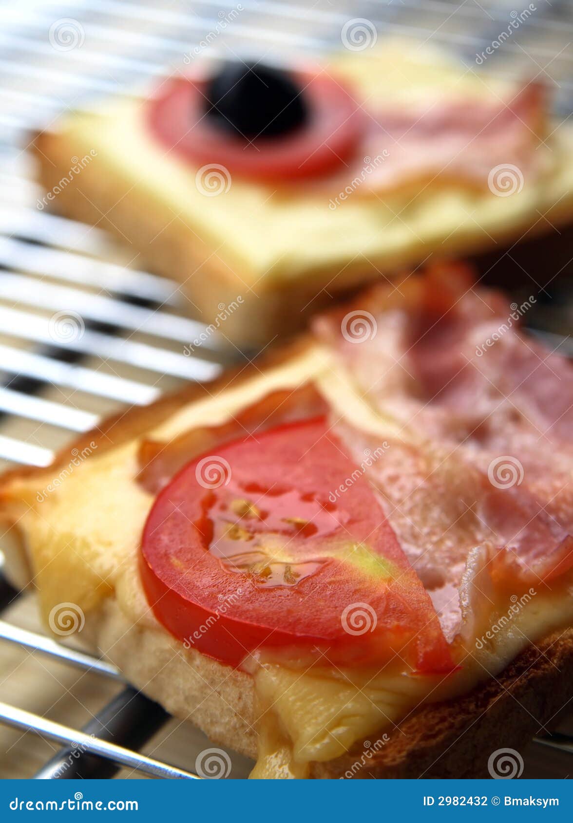 Hot grilled toast stock photo. Image of meal, roast, brake - 2982432