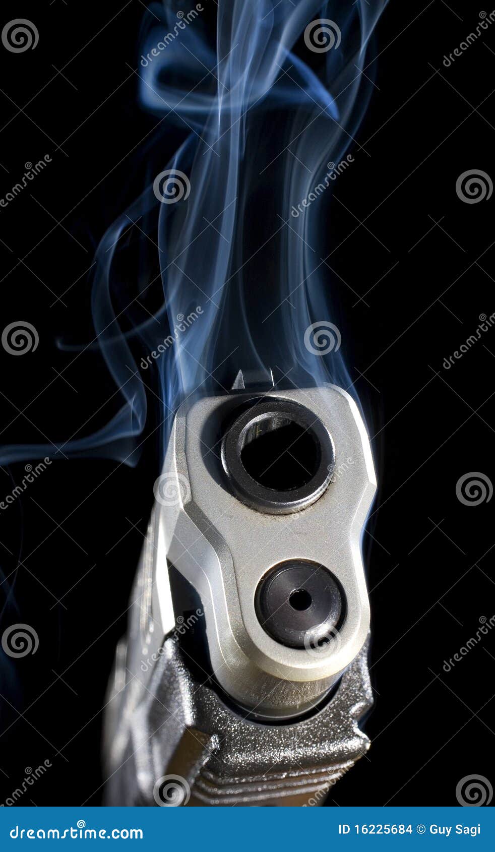Hot gun stock photo. Image of firearm, smoke, steel, weapon - 16225684