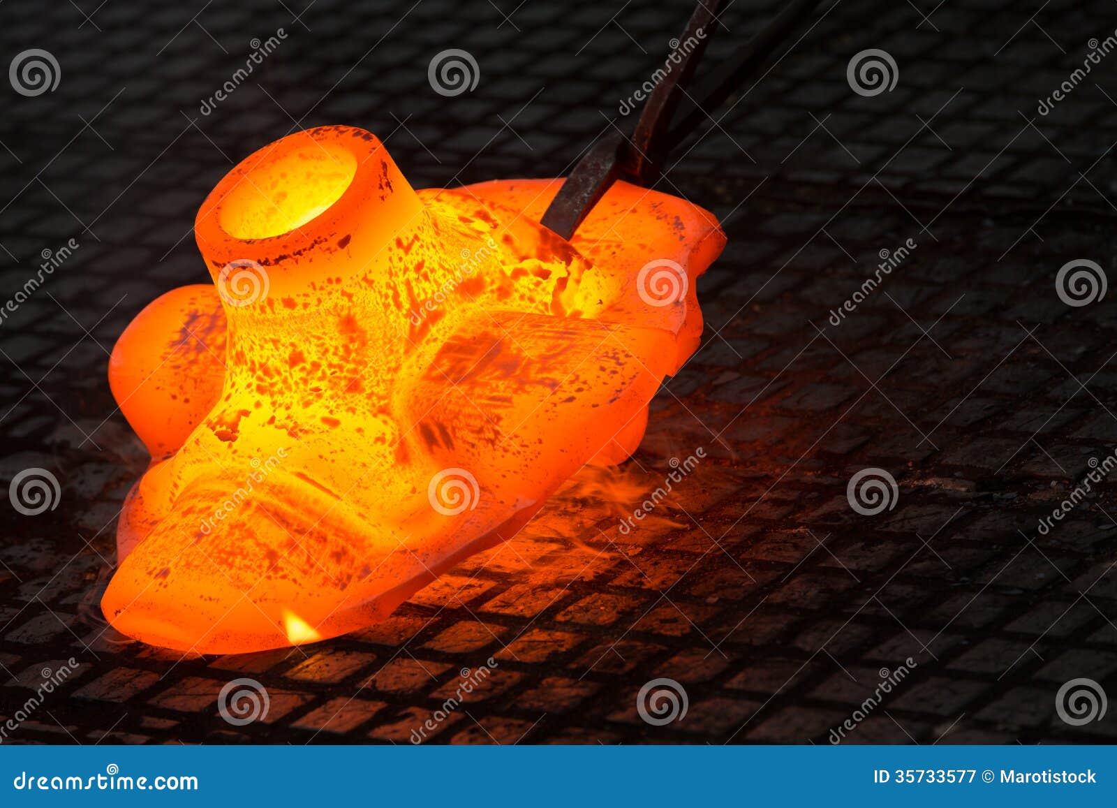 Hot iron stock image. Image of temperature, workplace - 35733577