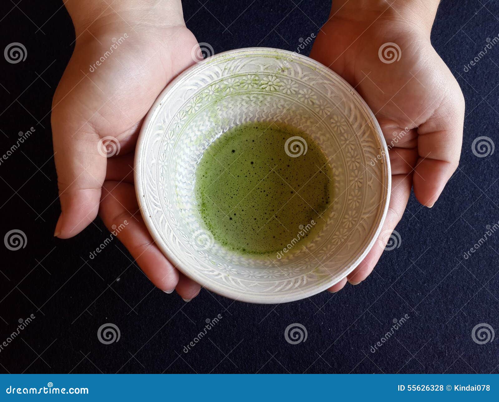 Hot Japanese Green Tea stock photo. Image of water, fresh - 55626328