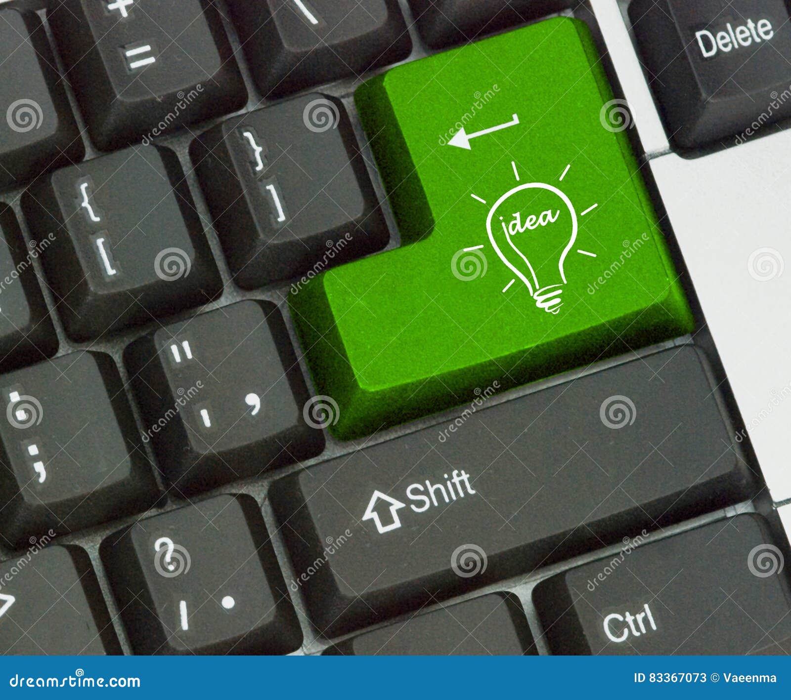 Hot key for ideas stock image. Image of ideas, keyboard - 83367073