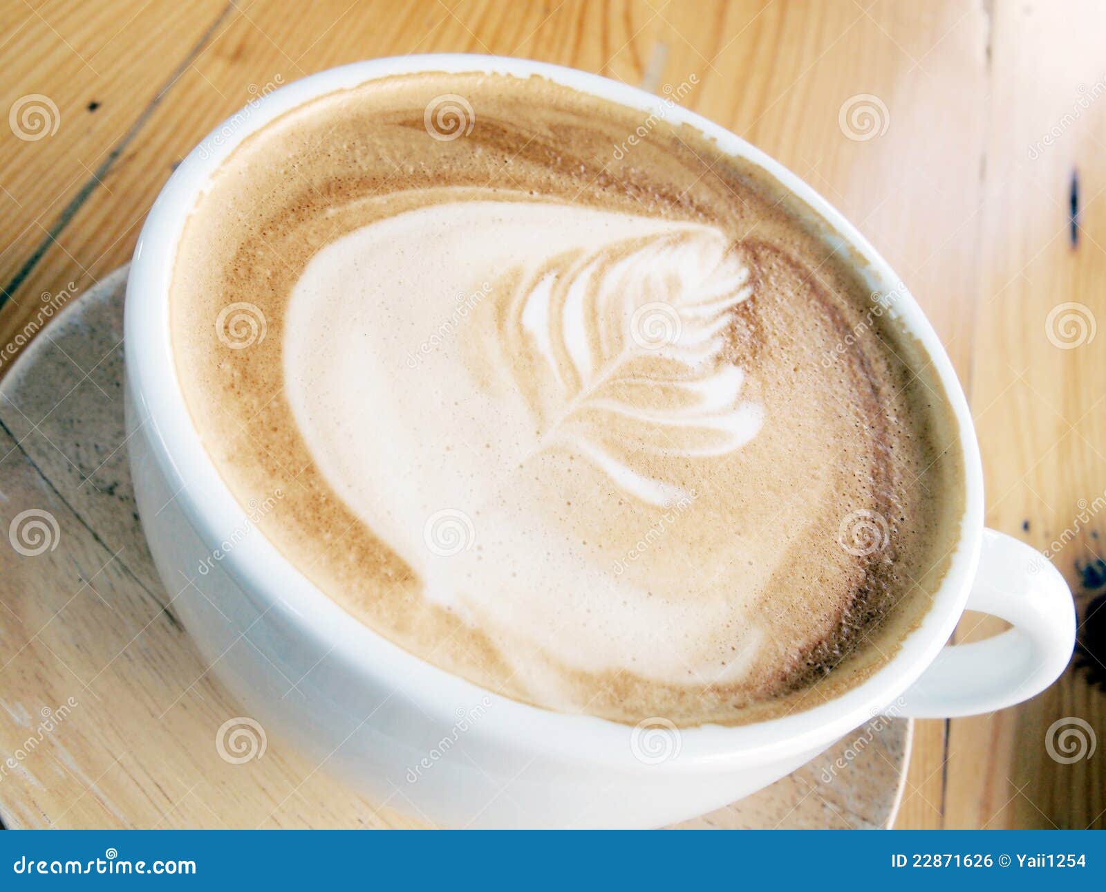 Hot Latte stock photo. Image of cuisine, break, brown - 22871626