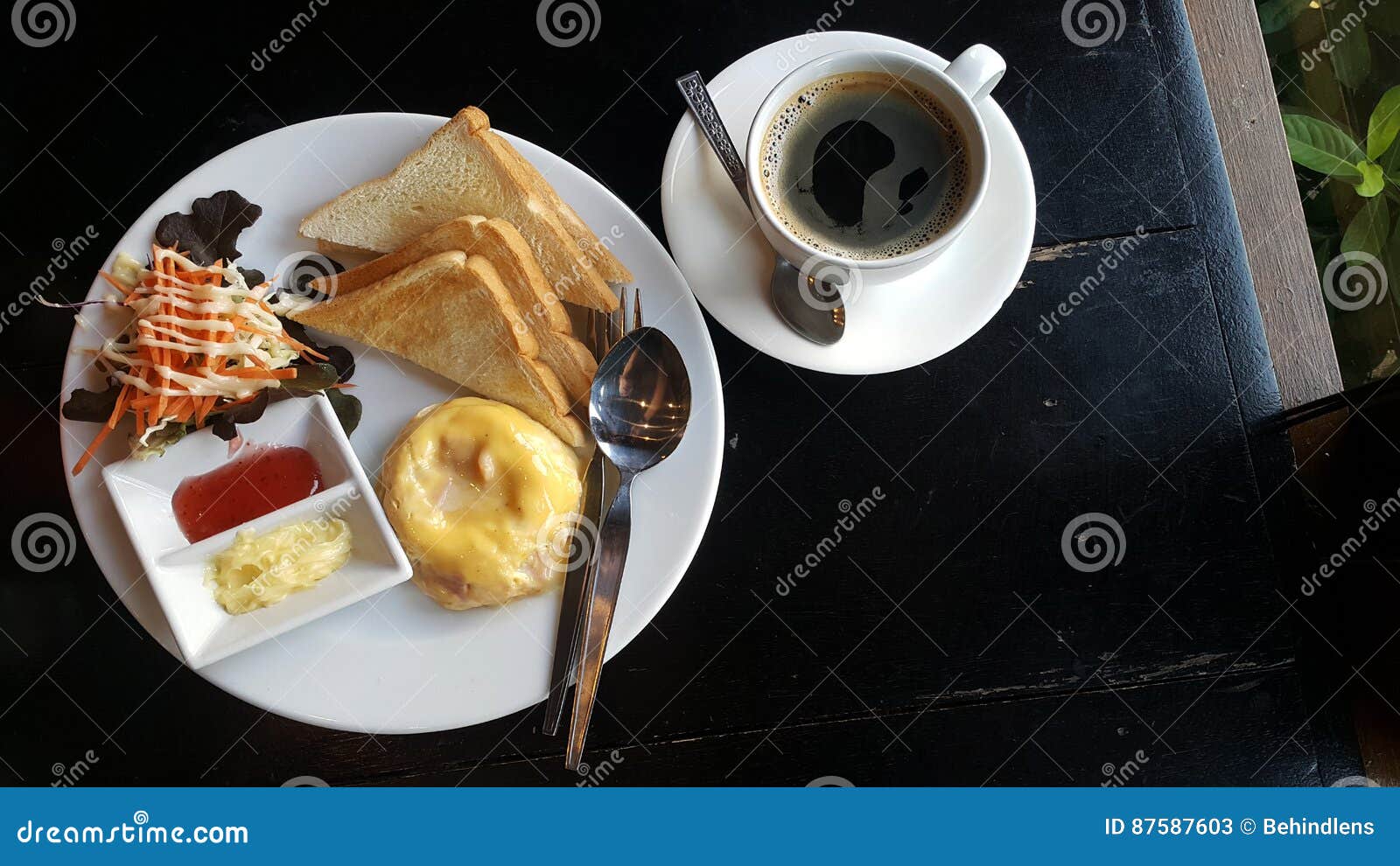 Hot Latte Coffee for a Morning Break. Stock Image - Image of breakfast ...